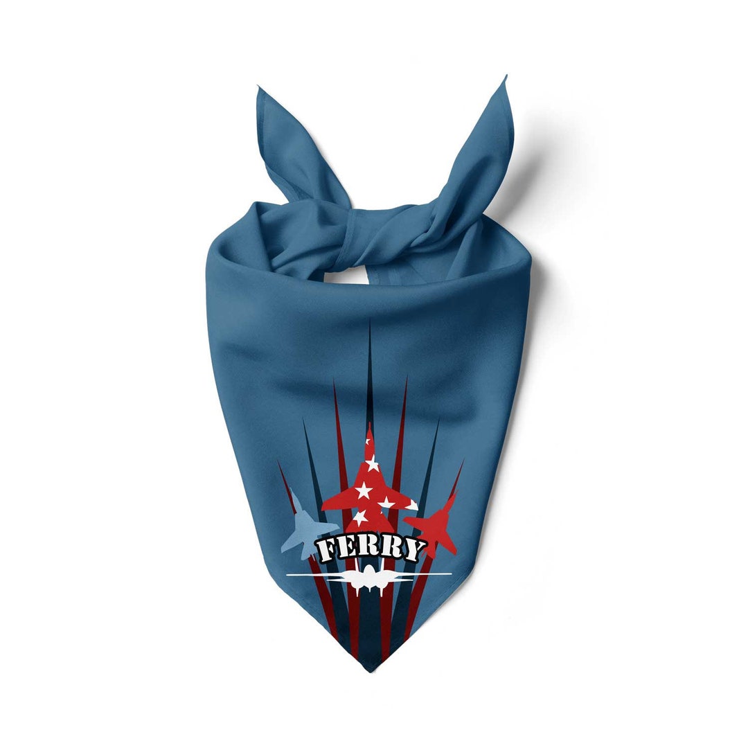 Wingman Bandana Fighter Jet Patriotic Fall Costume Red - Etsy