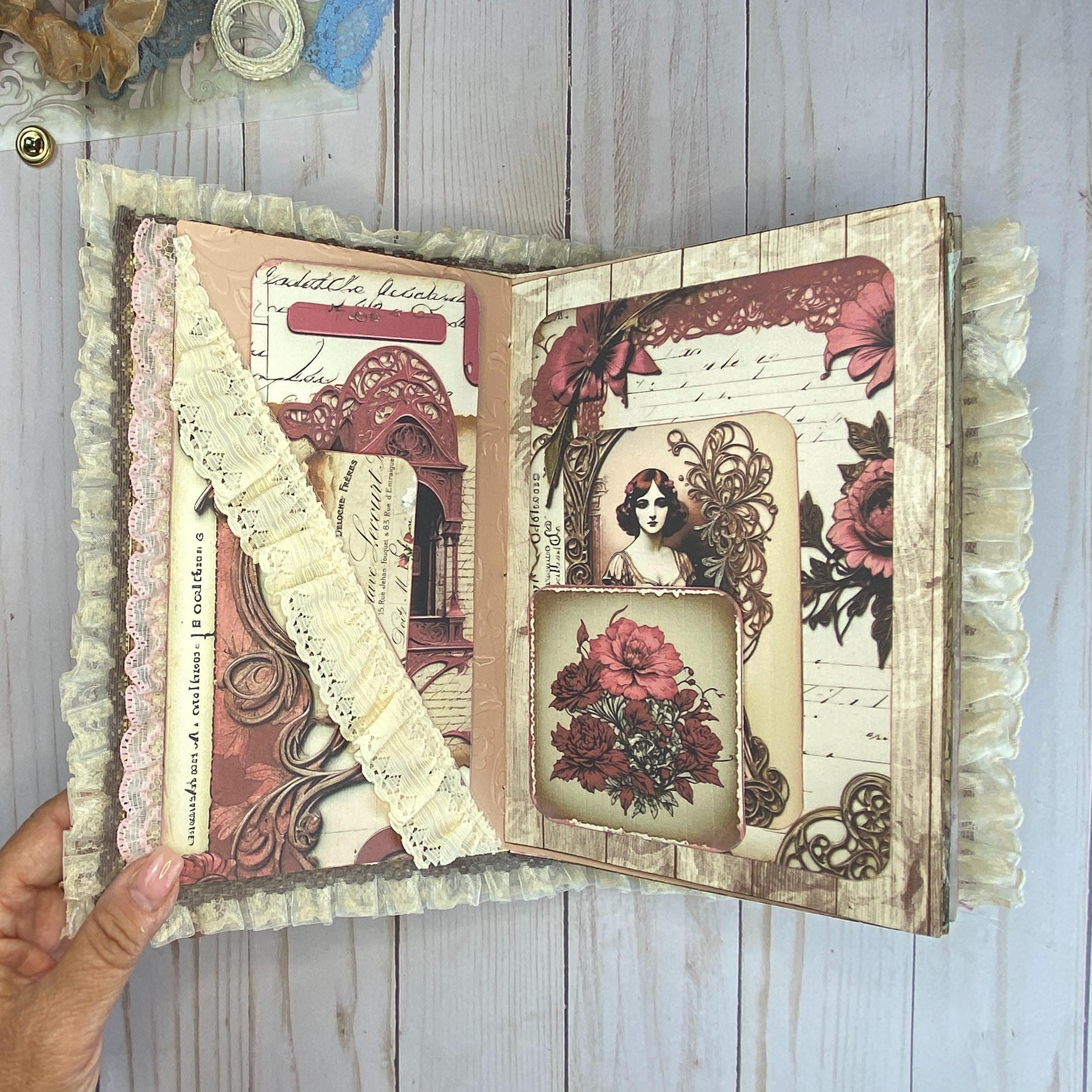 LIN ET FLEUR Journal. Memory Keeper. Photo Album. Junk Journal. Art ...