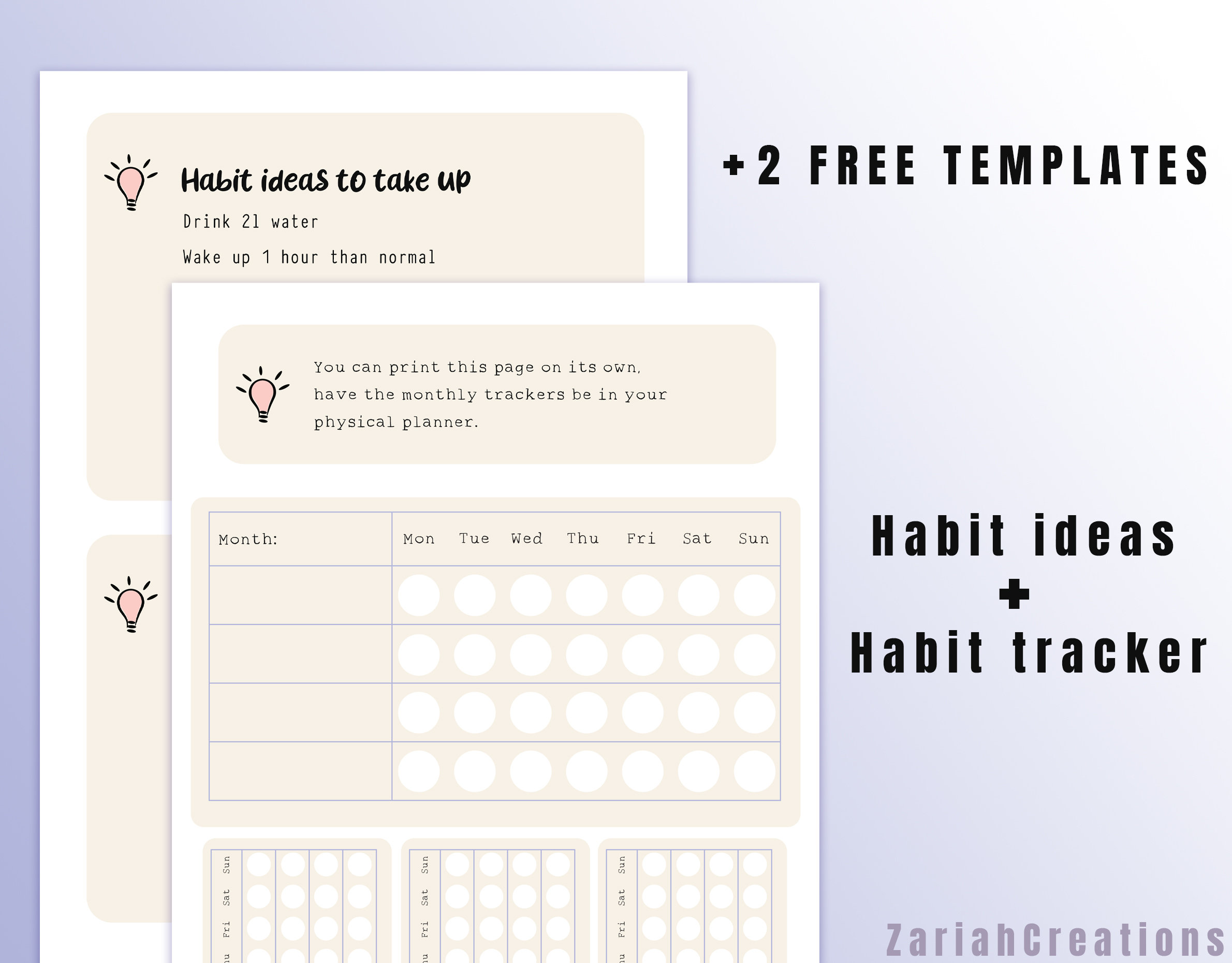 Atomic Habits Template to Change Your Life by Zarina Ahmadzada || Ipad ...