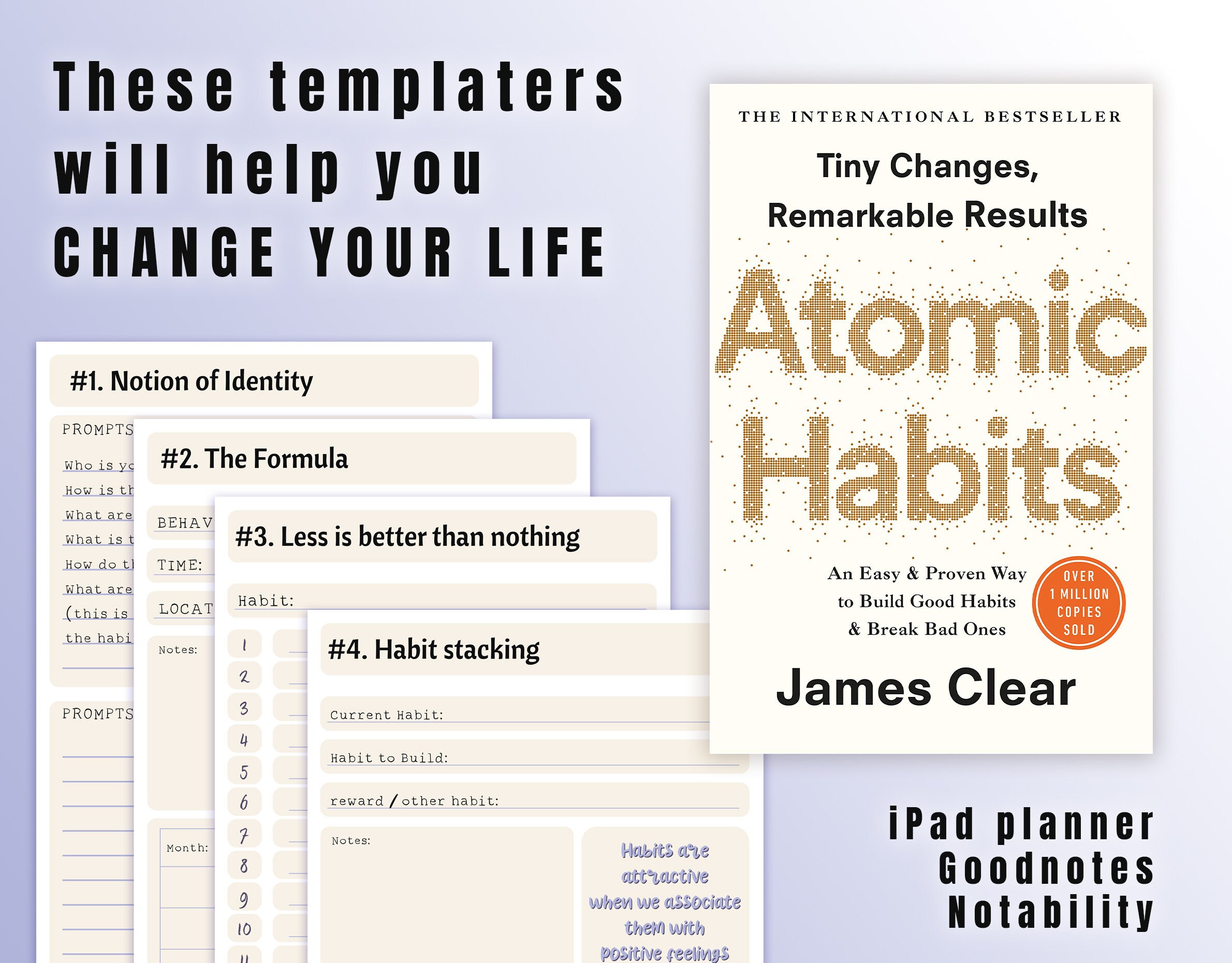 Atomic Habits Template to Change Your Life by Zarina Ahmadzada Ipad ...