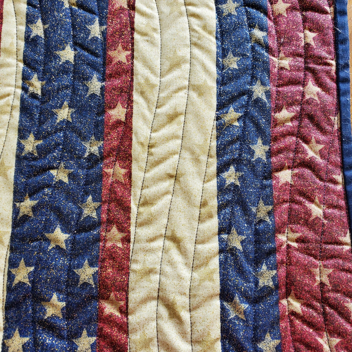 Patriotic Table Runner - Etsy