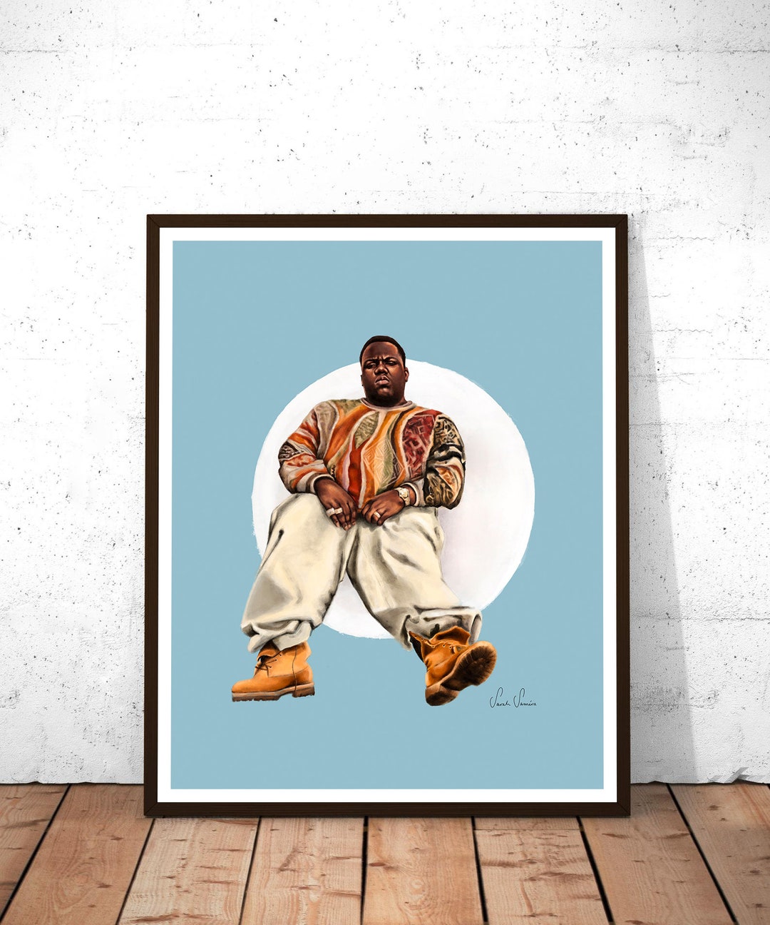 NOTORIOUS B.I.G Poster, Biggie Smalls Art Print, Painting, Poster ...