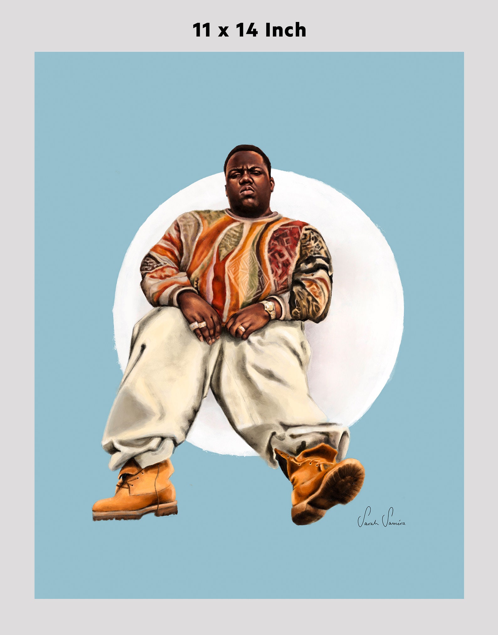 NOTORIOUS B.I.G Poster, Biggie Smalls Art Print, Painting, Poster ...