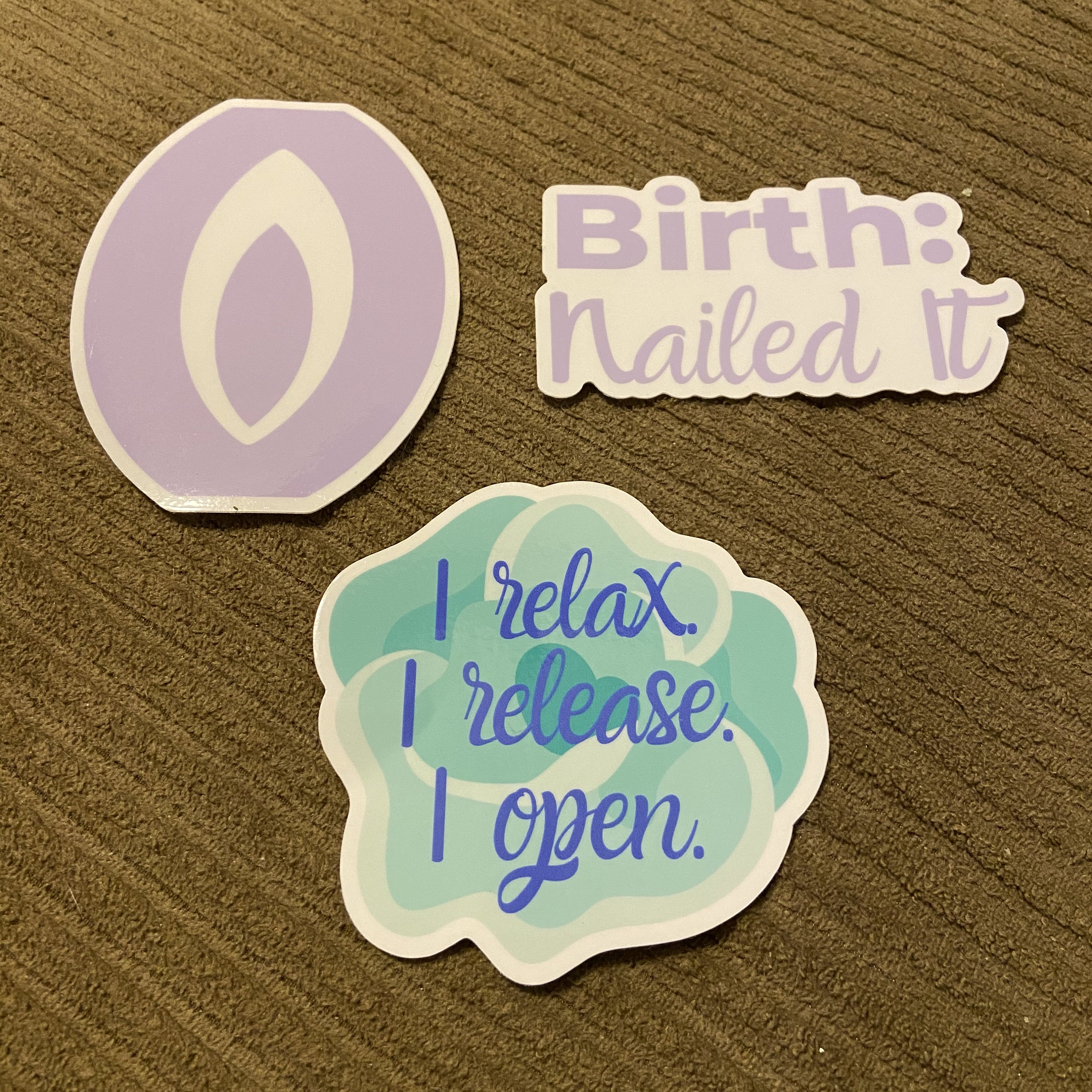 Vinyl Birth Stickers Birth Affirmation Stickers - Etsy