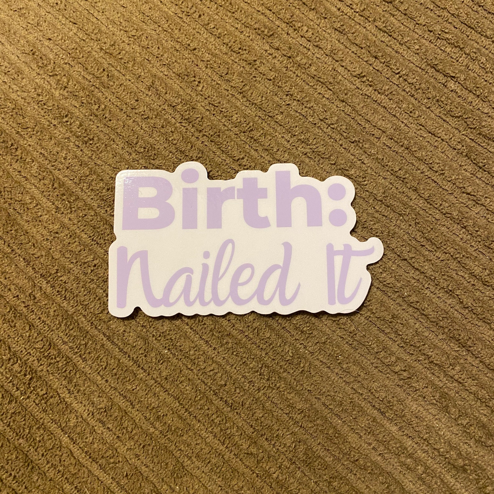 Vinyl Birth Stickers Birth Affirmation Stickers - Etsy