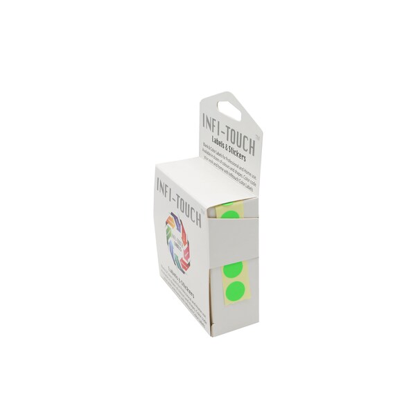 Infi-touch Labels 1/2 Inch Round Permanent Color-code Dot | Etsy