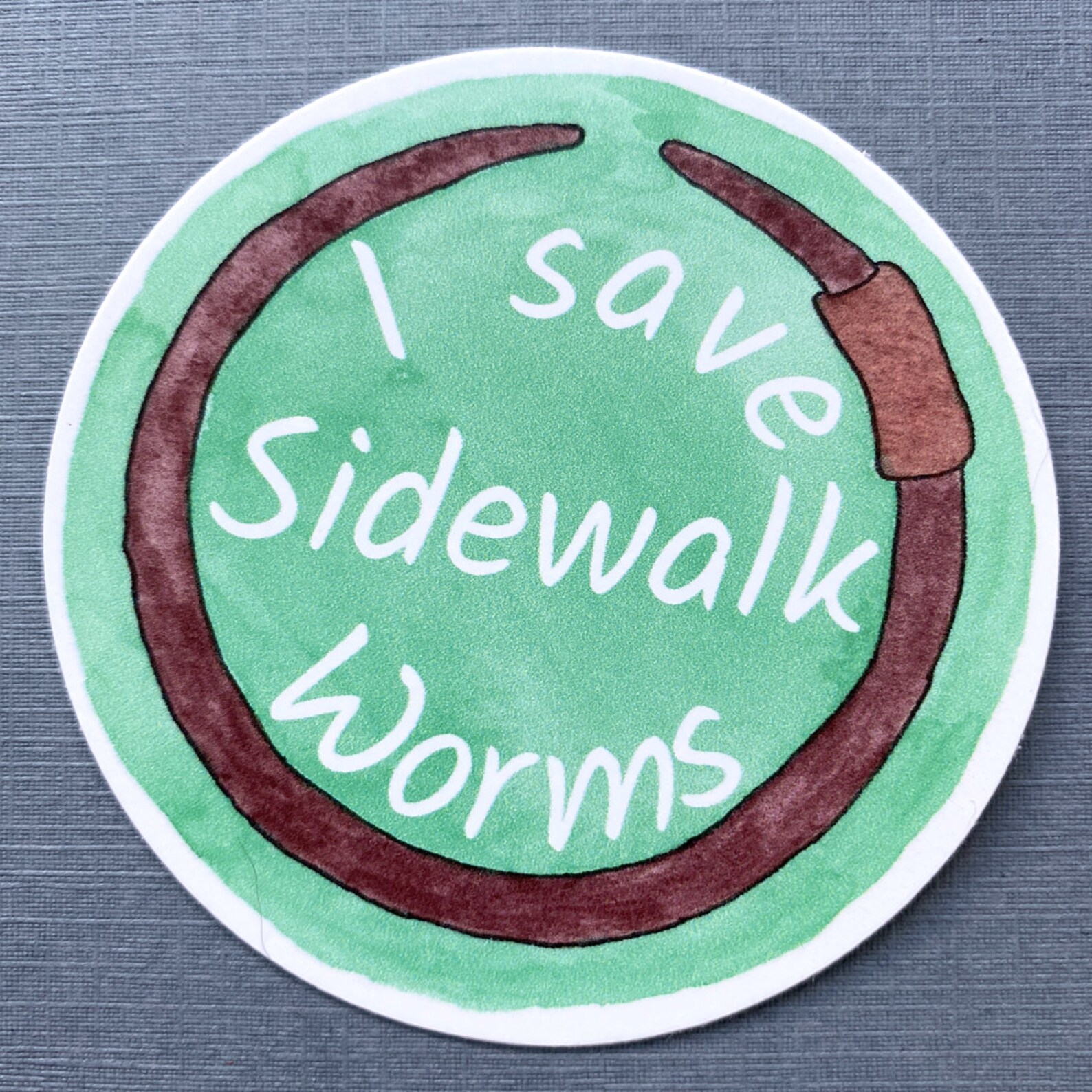 Hope Punk Sticker | I Save Sidewalk Worms | Waterproof | Vinyl | Matter ...