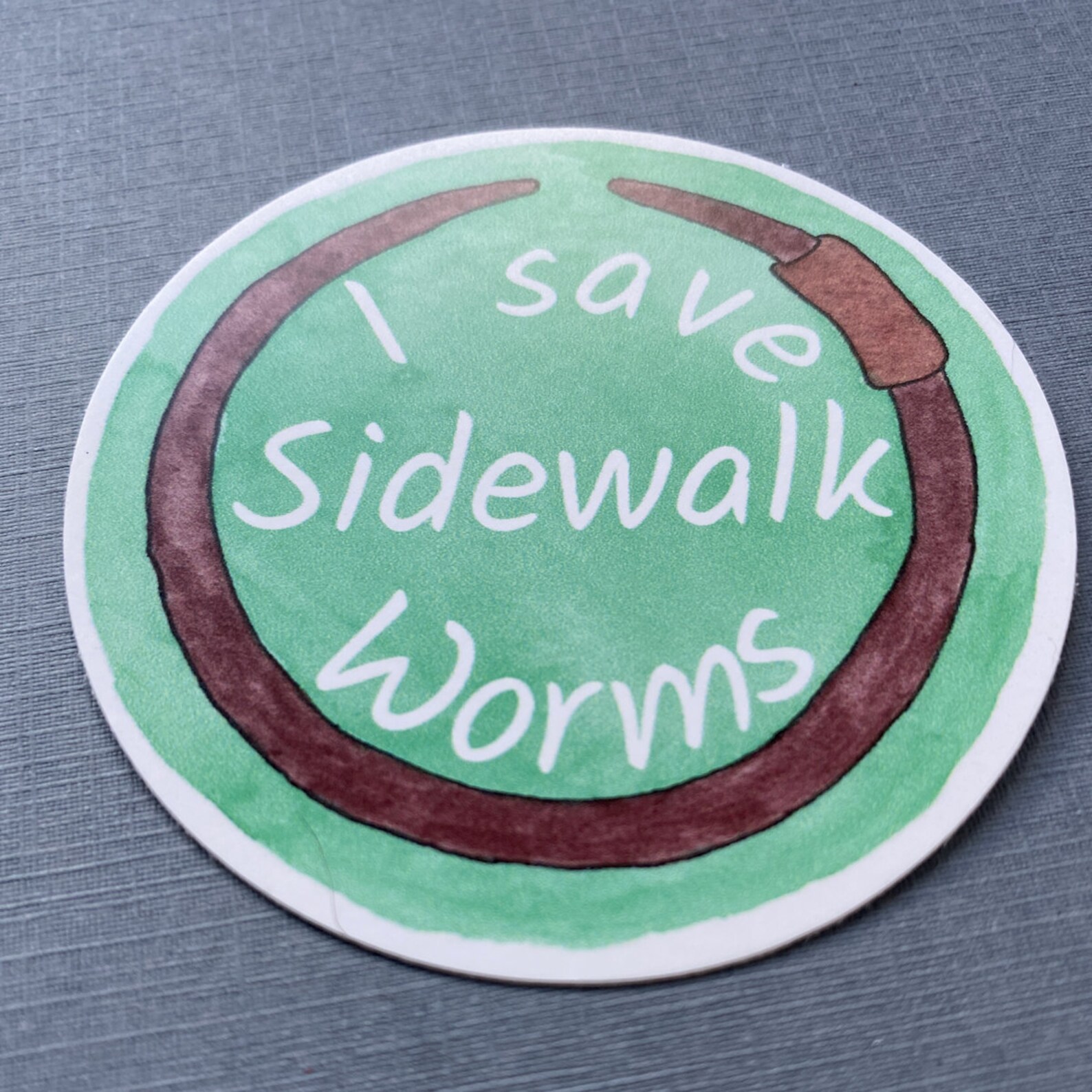 Hope Punk Sticker | I Save Sidewalk Worms | Waterproof | Vinyl | Matter ...