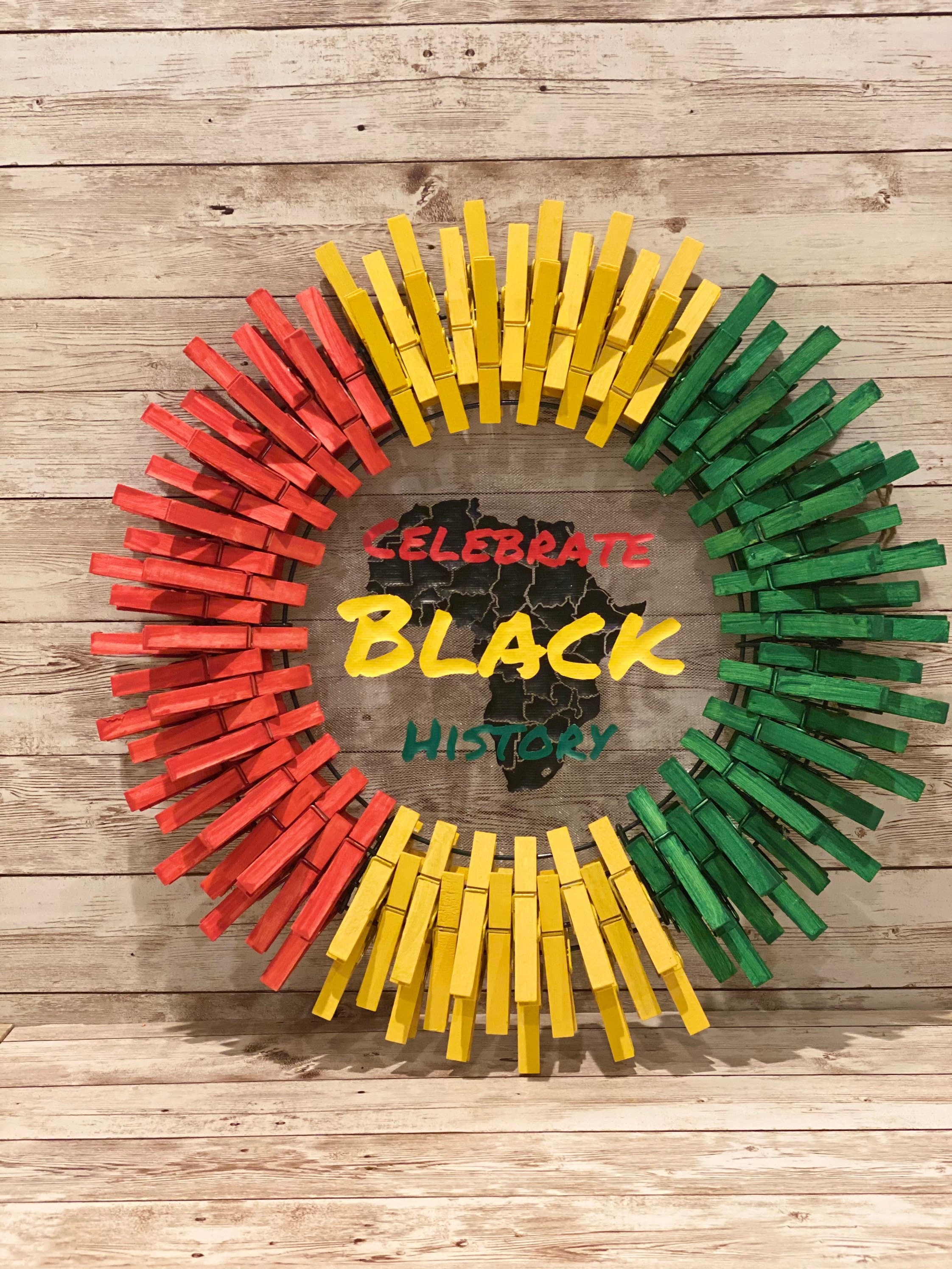 Celebrate Black History Black History Month Red Yellow | Etsy