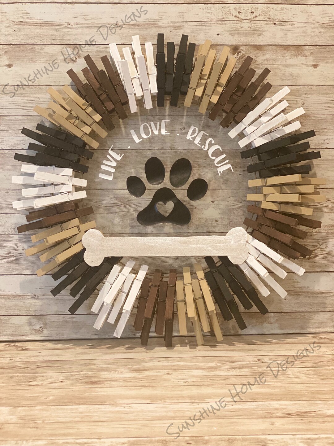 Live Love Rescue, Dog, Cat, Pet Adoption, Pet Rescue, Paw, Clothespin ...