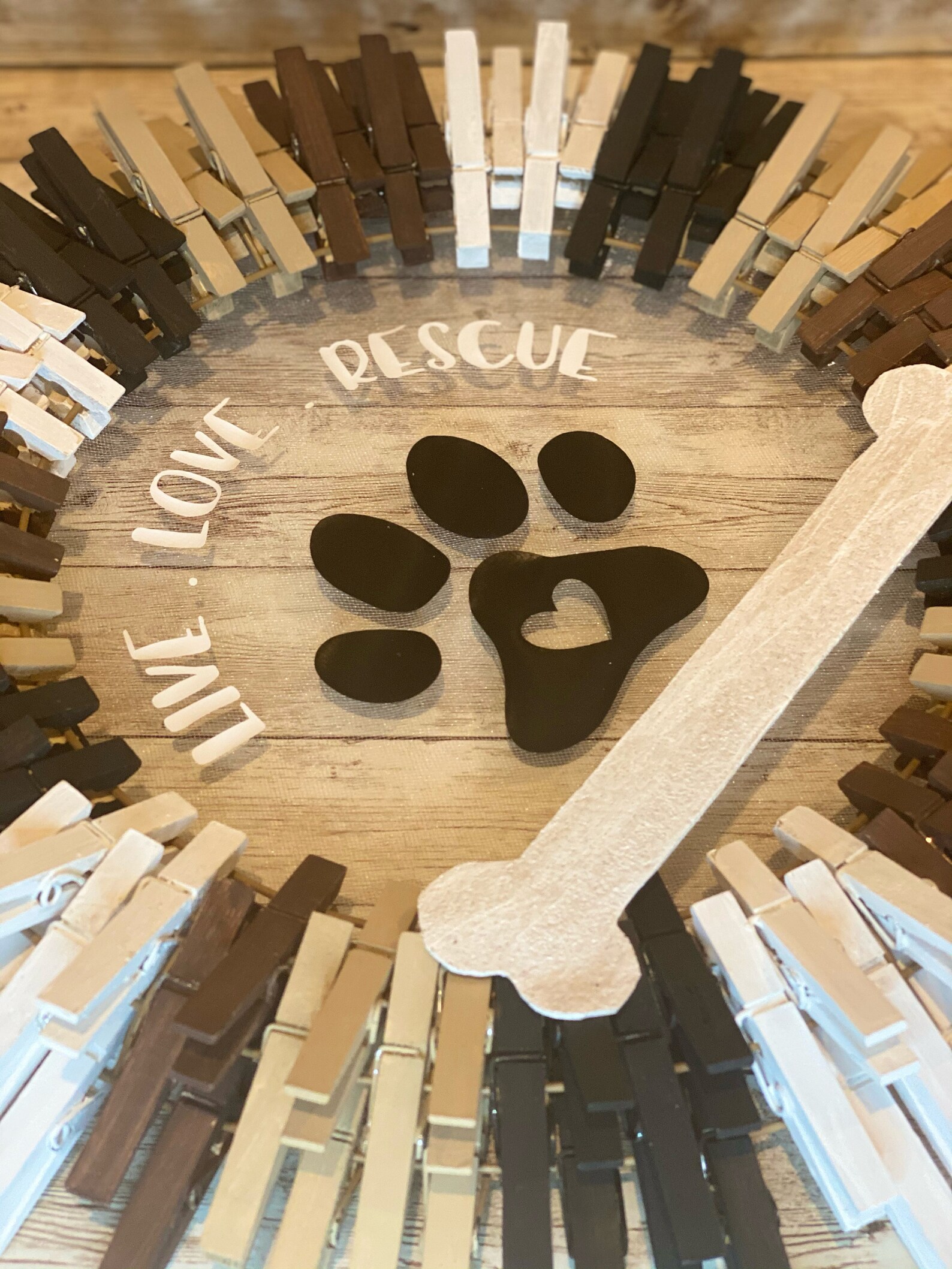 Live Love Rescue Dog Cat Pet Adoption Pet Rescue Paw | Etsy