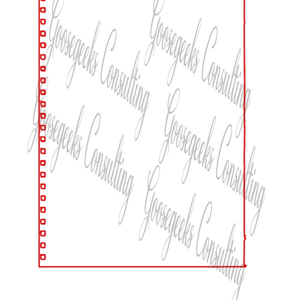 Notebook Hole Template - Etsy