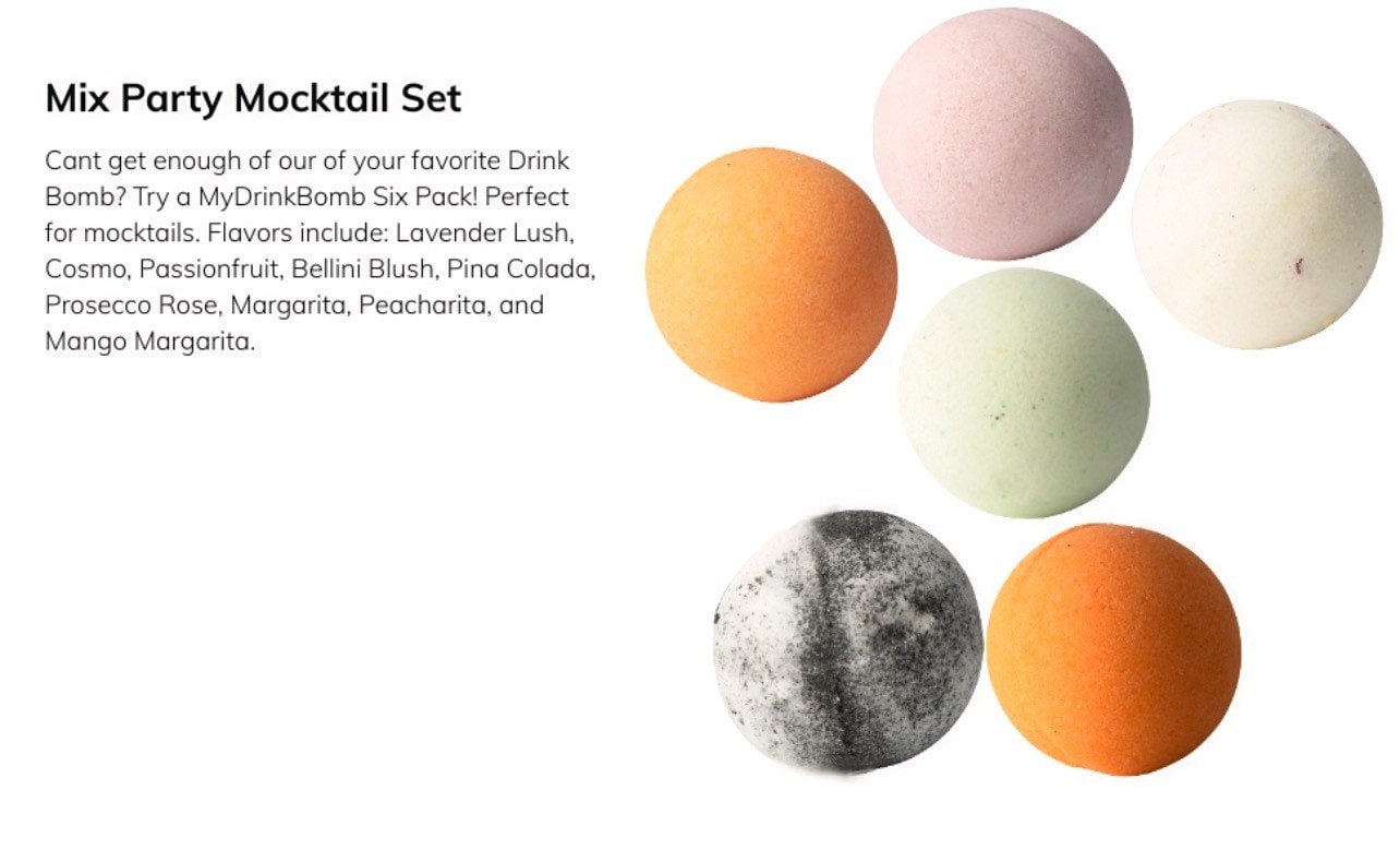 6-PACK Cocktail Bomb MIX - Mydrinkbomb™ Popular Flavors - Etsy