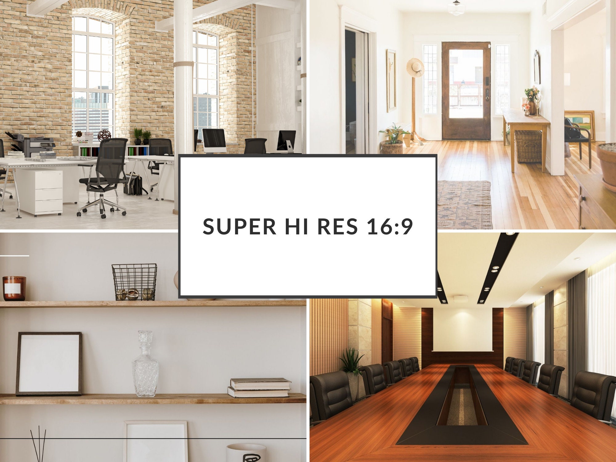 Zoom Background Virtual Meeting Backdrops Modern Office Home Office ...