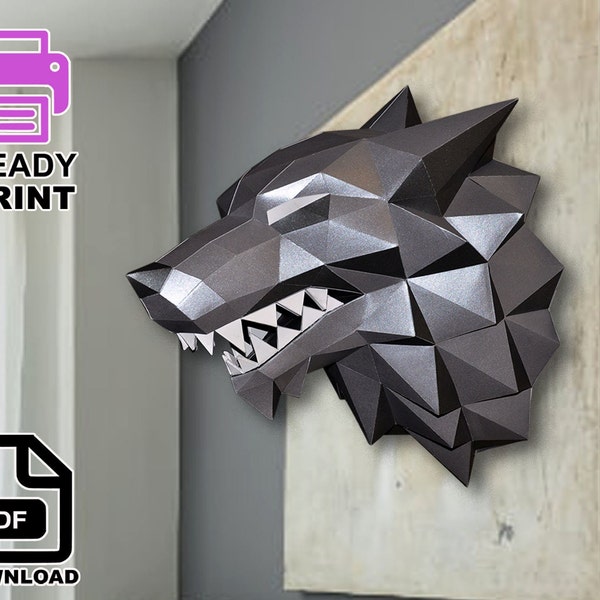 Wolf Head Wall Mount - Etsy