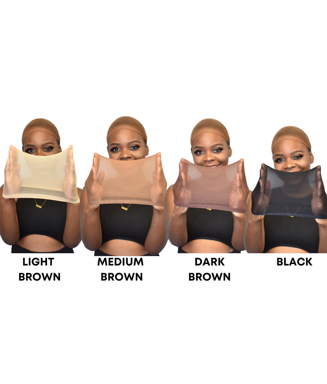 Wholesale 80 Wig Stocking Caps Wig Caps for Women 16 Pack Contains 80 ...