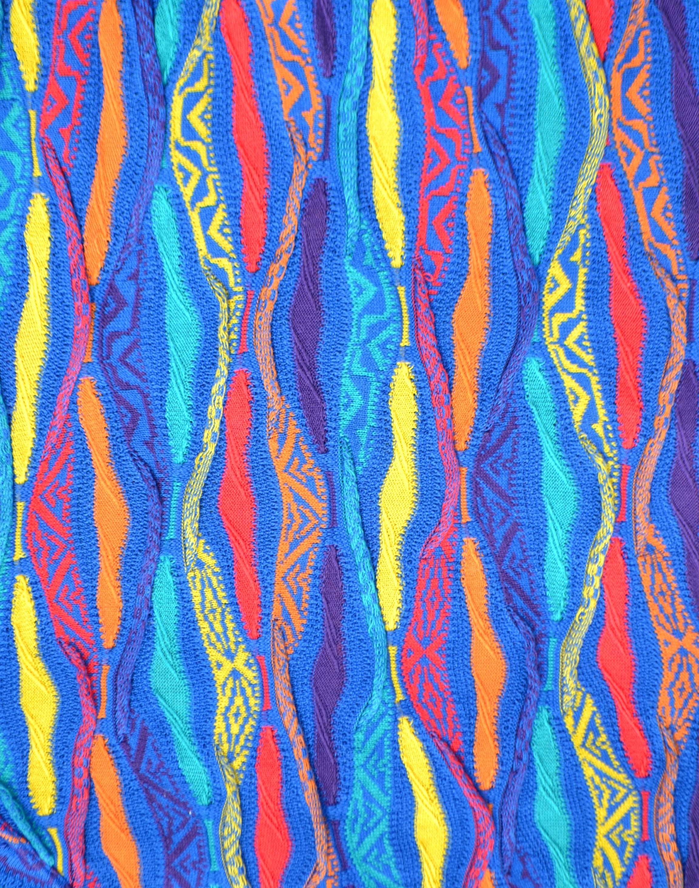 VINTAGE 90s Rainbow AUTHENTIC COOGI Knit Vintage 90s Coogi - Etsy