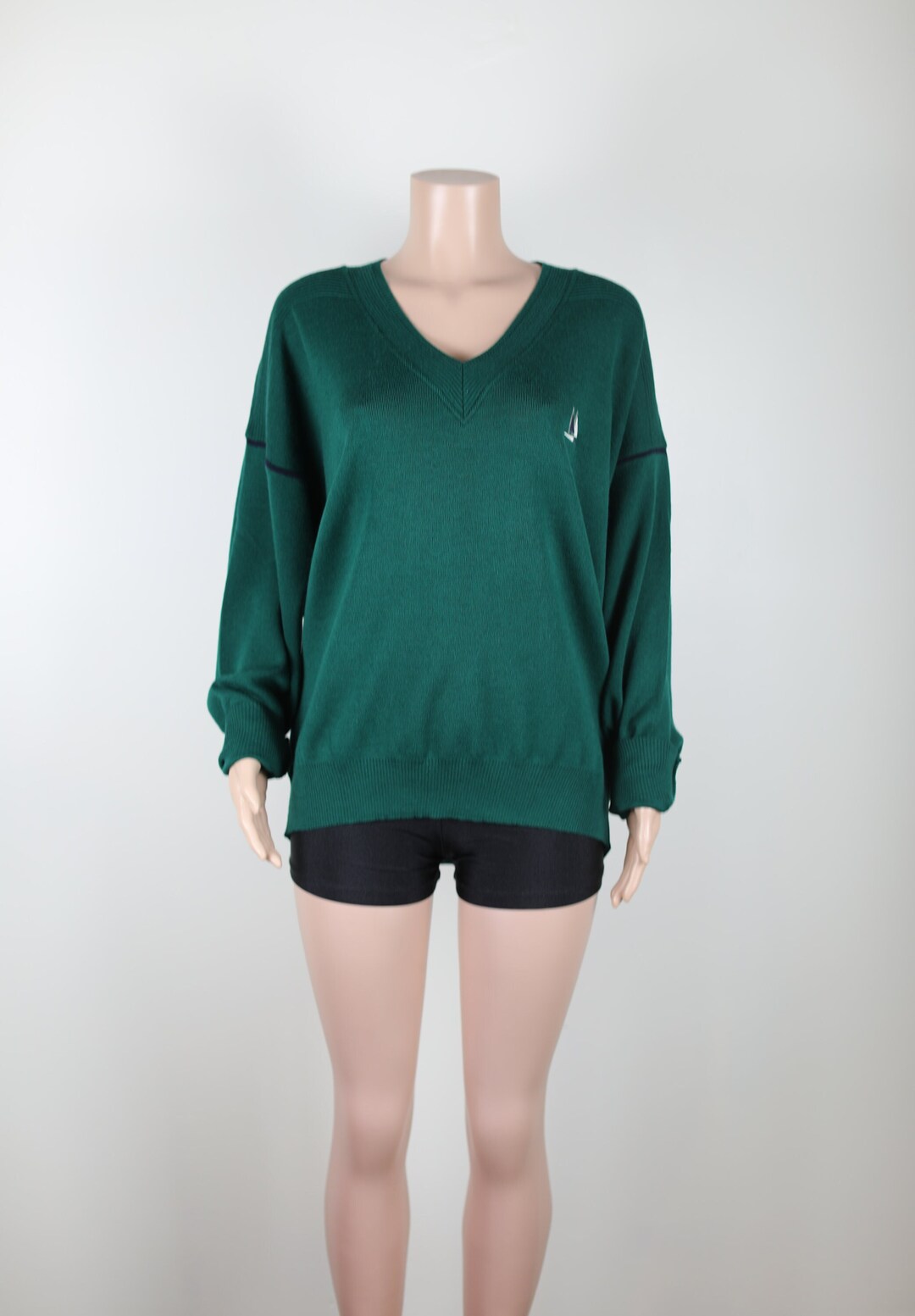 Vintage 70s Sailing Jumper, 70s Green Wool Jumper, 70s Nautical Jumper ...