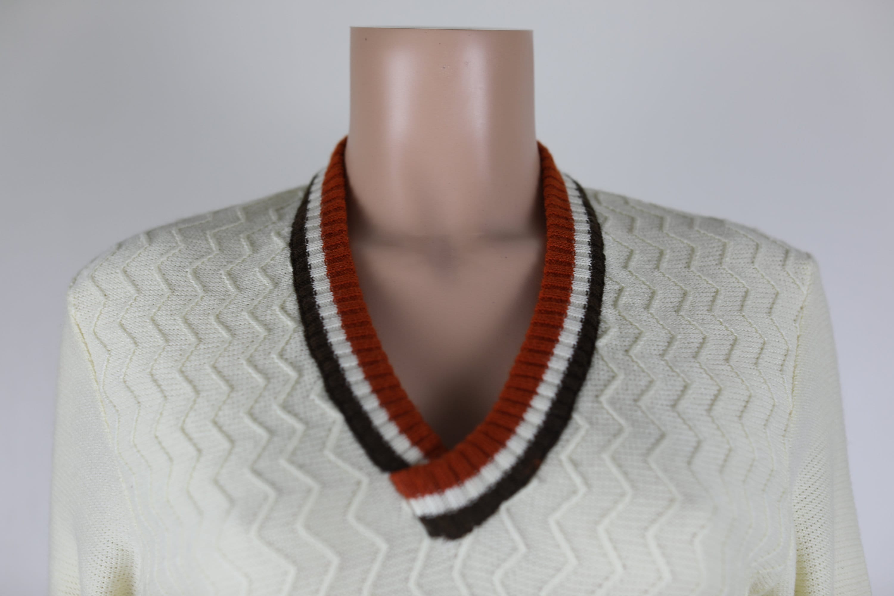 Vintage 70s Dark Academia Jumper, Vintage 70s Tennis Jumper, Vintage ...