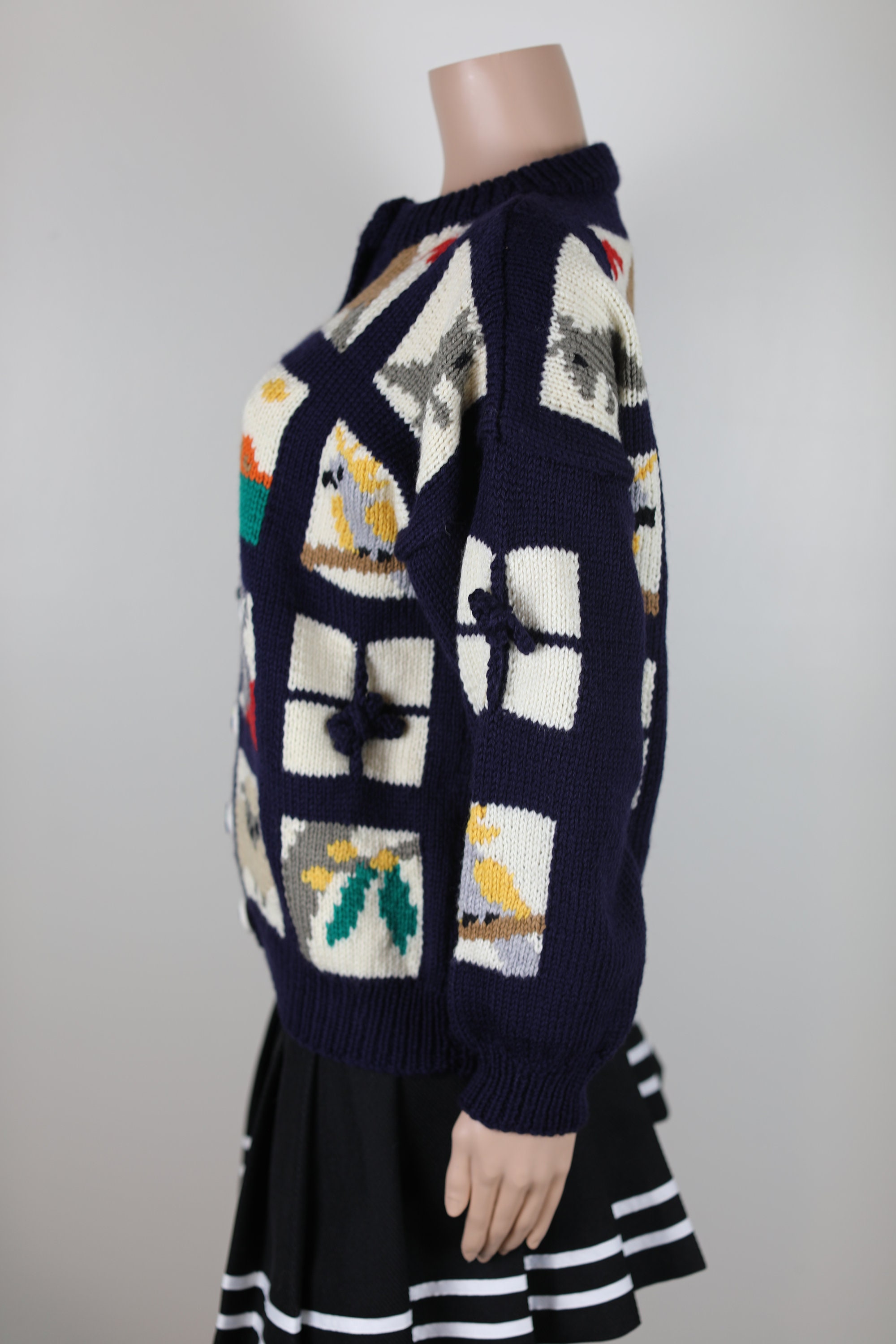 VINTAGE 80s Australian JUMPER Koala, Kangaroo, Platypus, Cockatoo ...