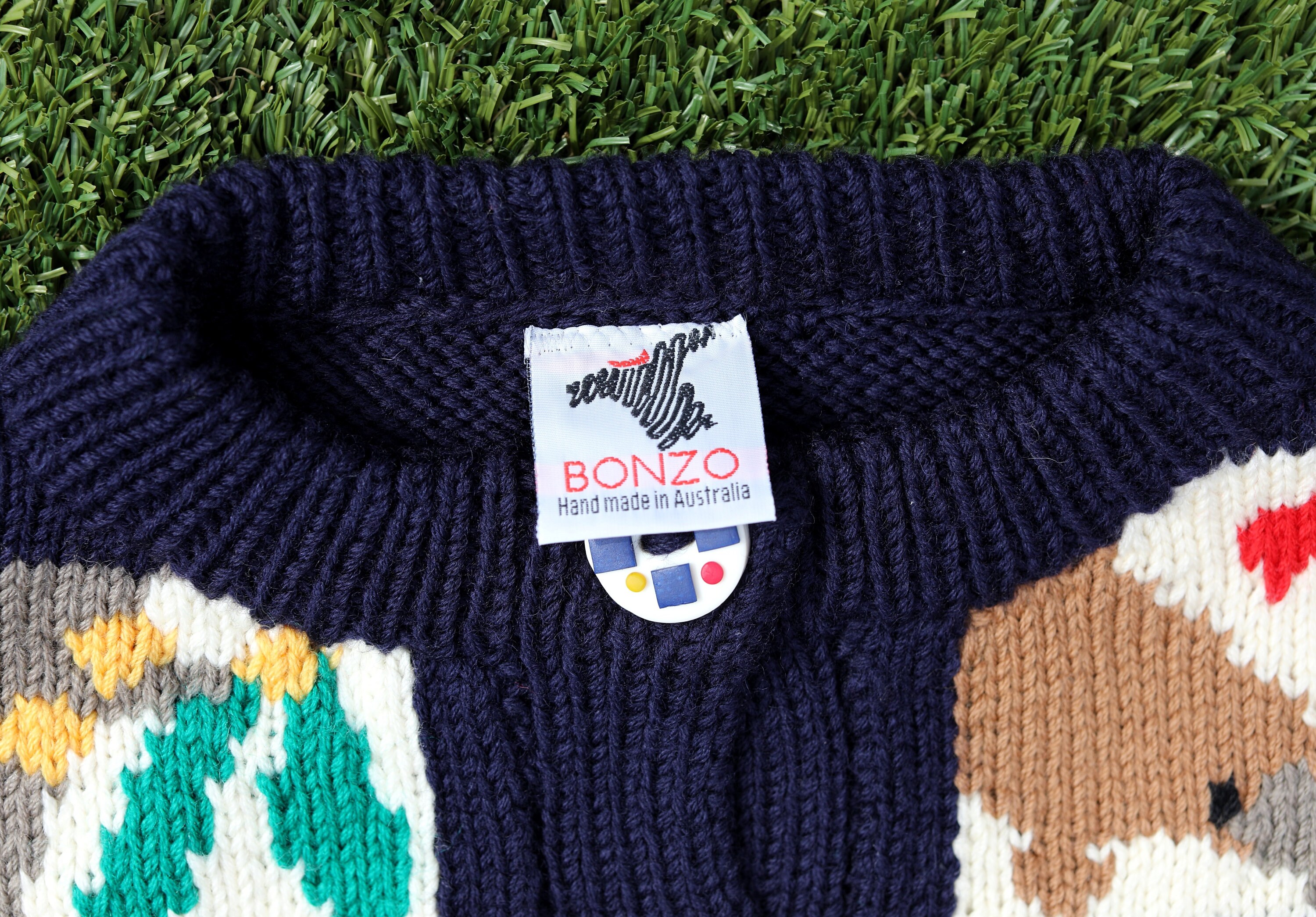 VINTAGE 80s Australian JUMPER Koala, Kangaroo, Platypus, Cockatoo ...