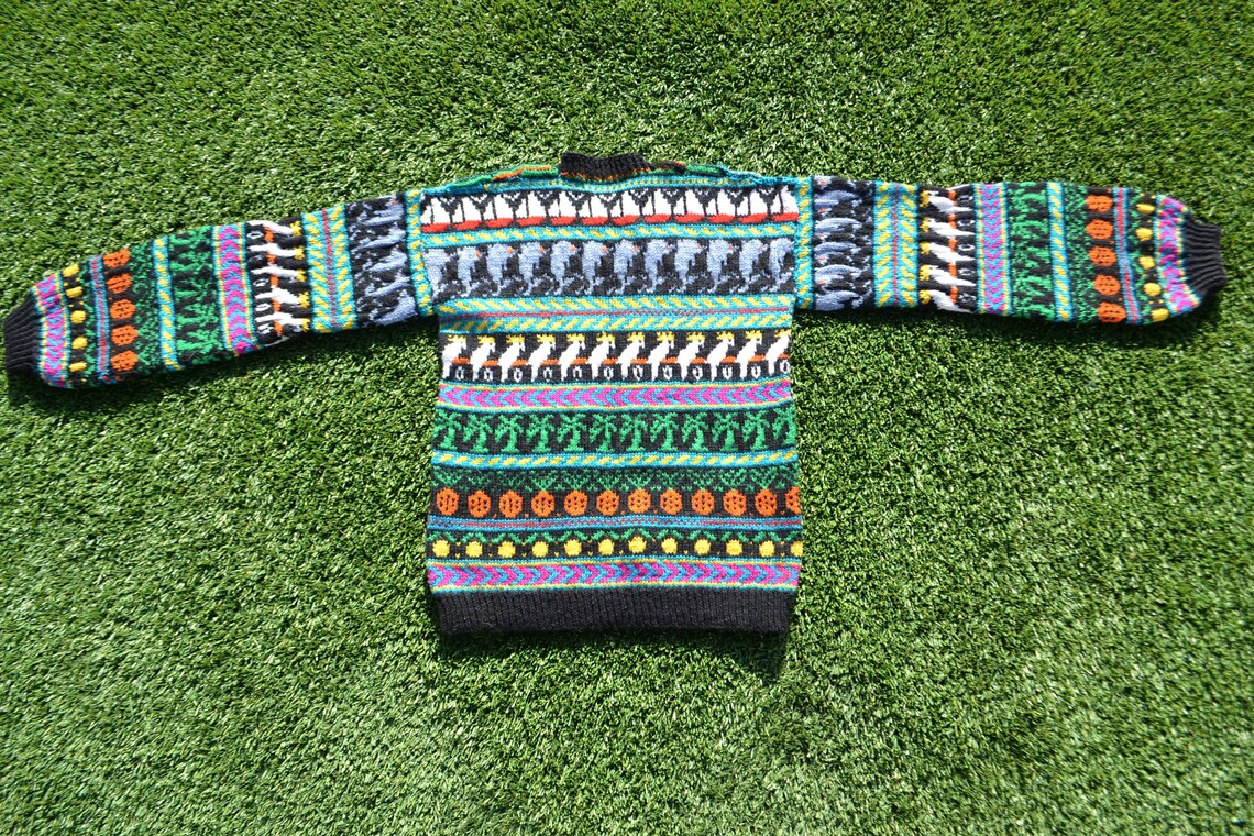 VINTAGE 80s Liz Gemmell Jumper Jenny Kee Style 80s JUMPER - Etsy
