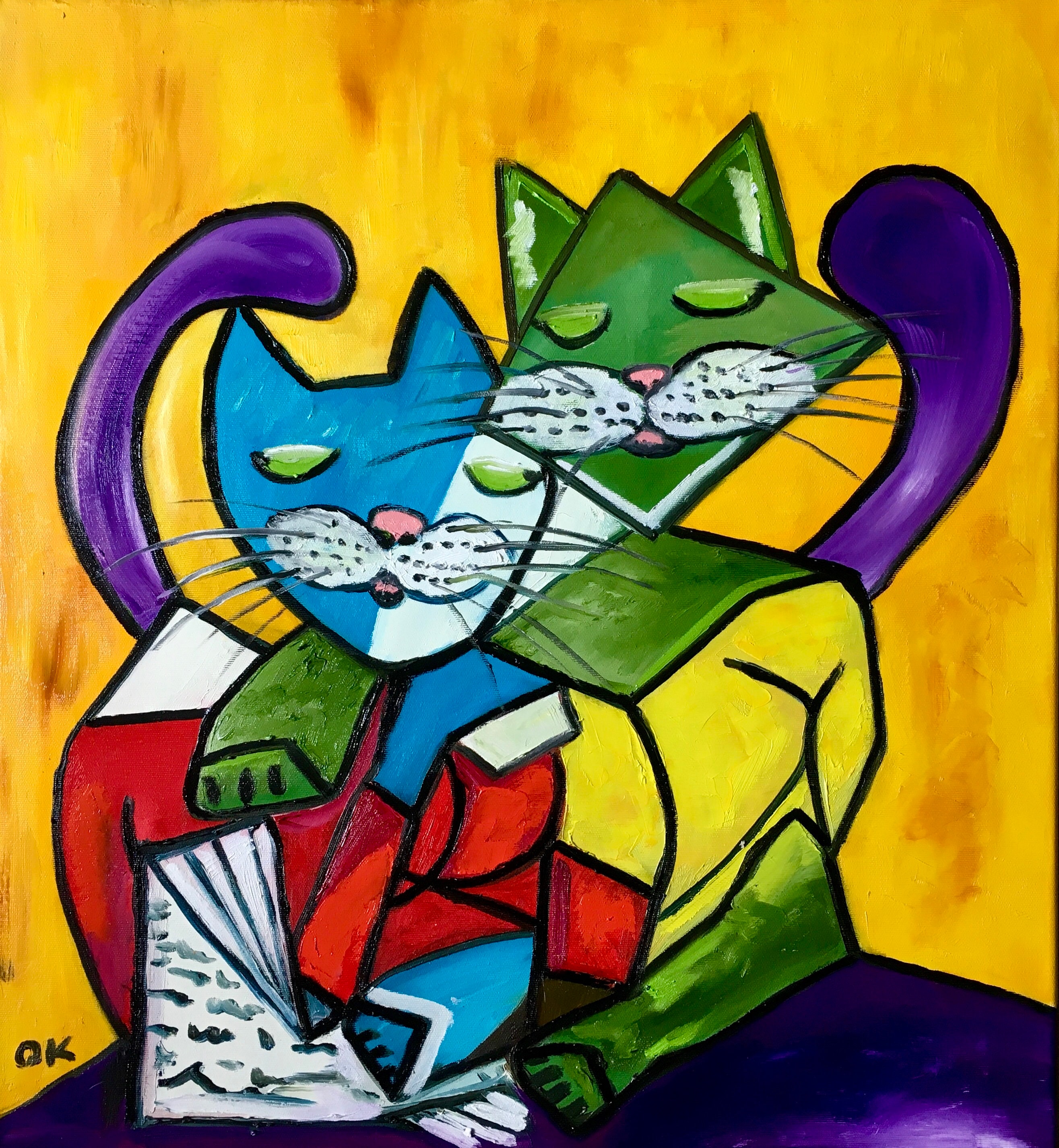 Pablo Picasso Cubism Cat