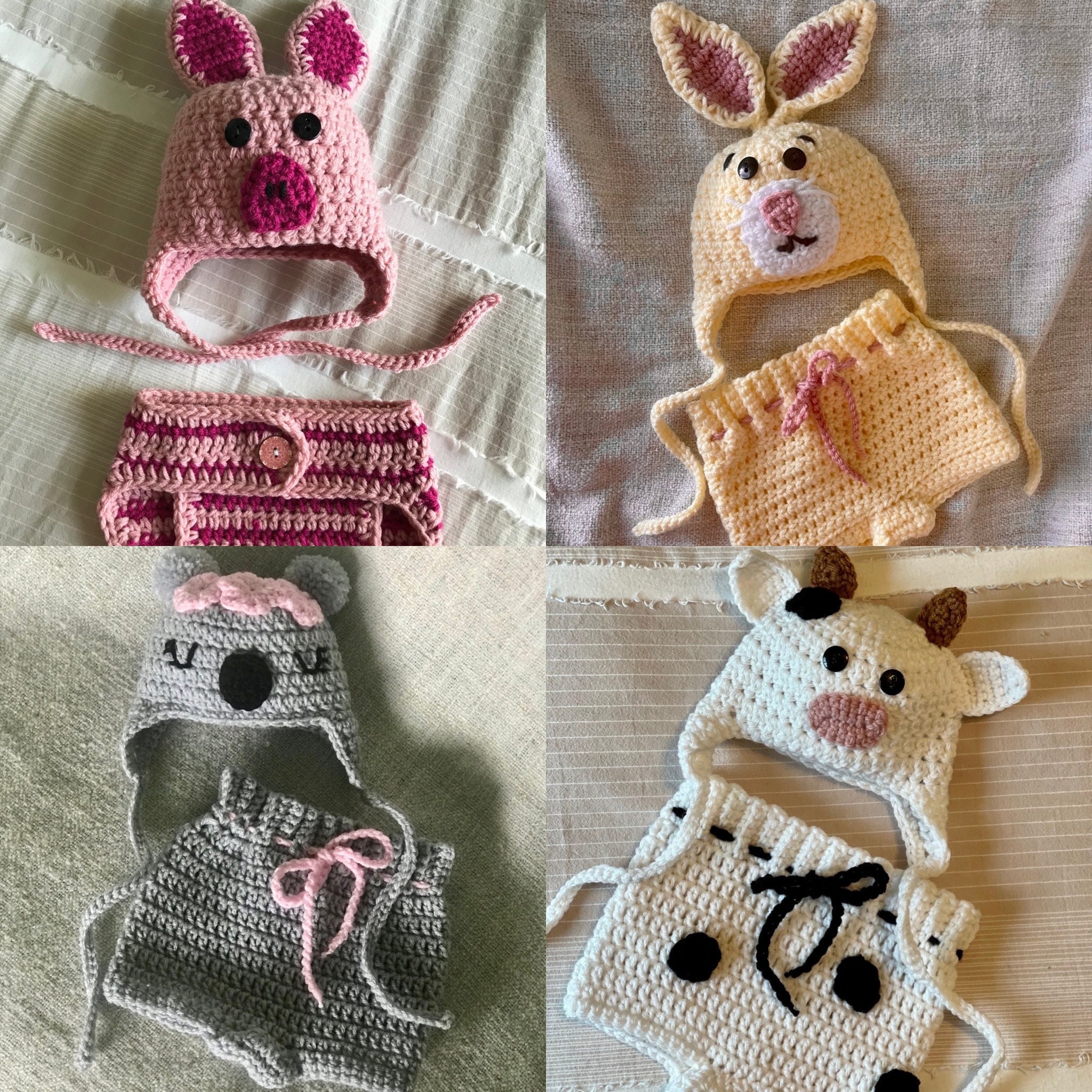 Detailed Custom Crochet Set - Etsy