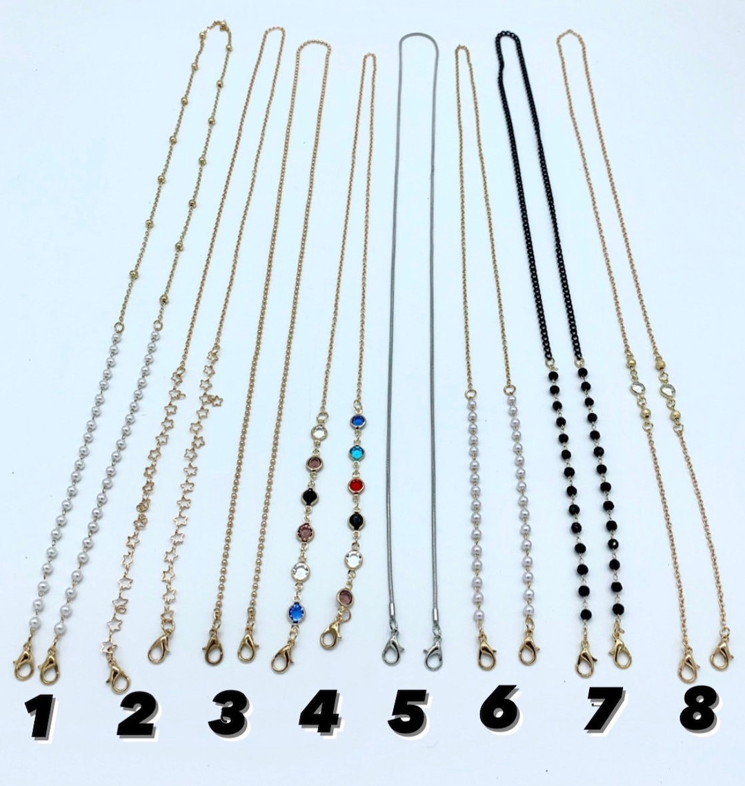 Necklaces for Masks / Chains for Masks / Mask Lanyard / Free - Etsy