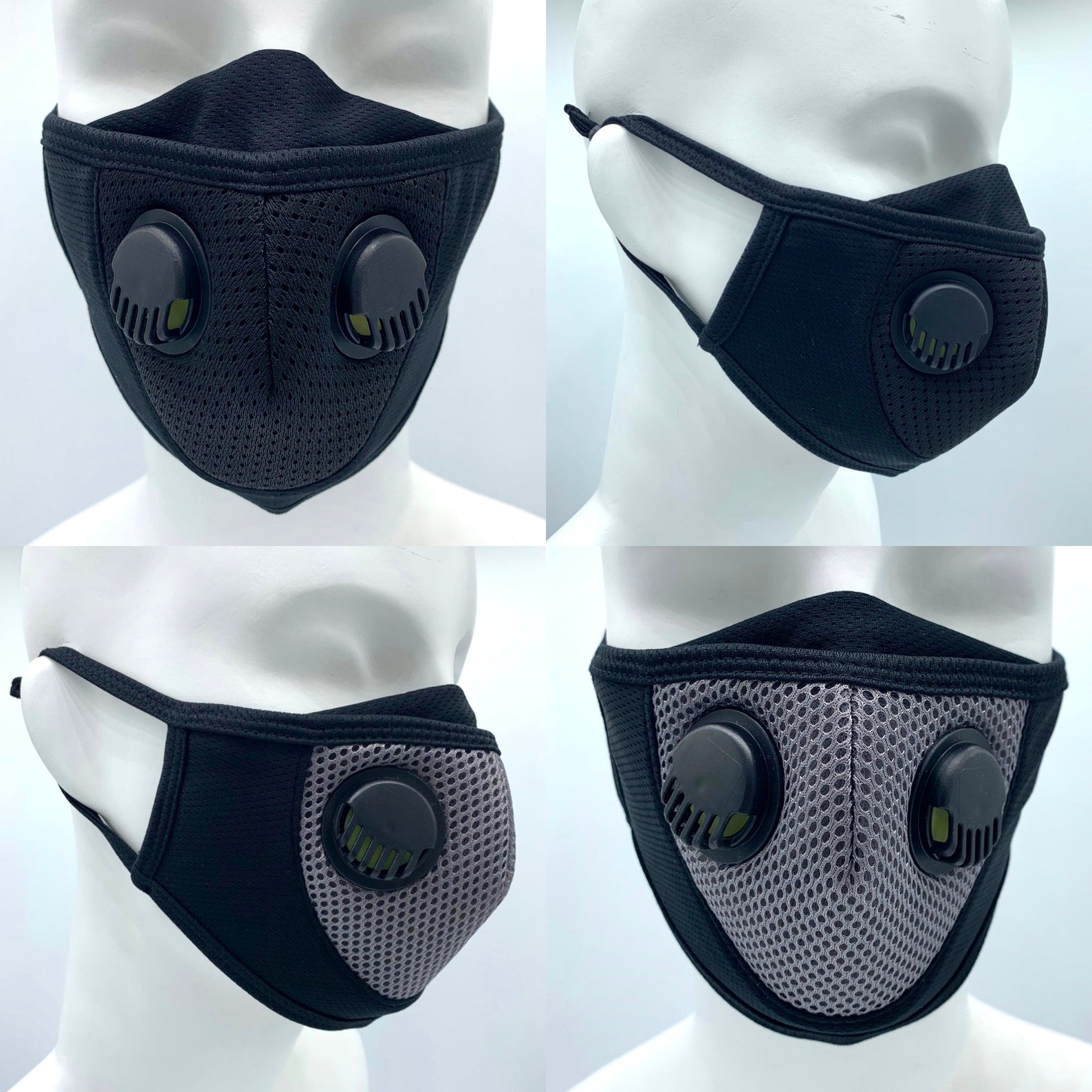 4-pack Sports Multi-color Adjustable Face Masks / Free | Etsy