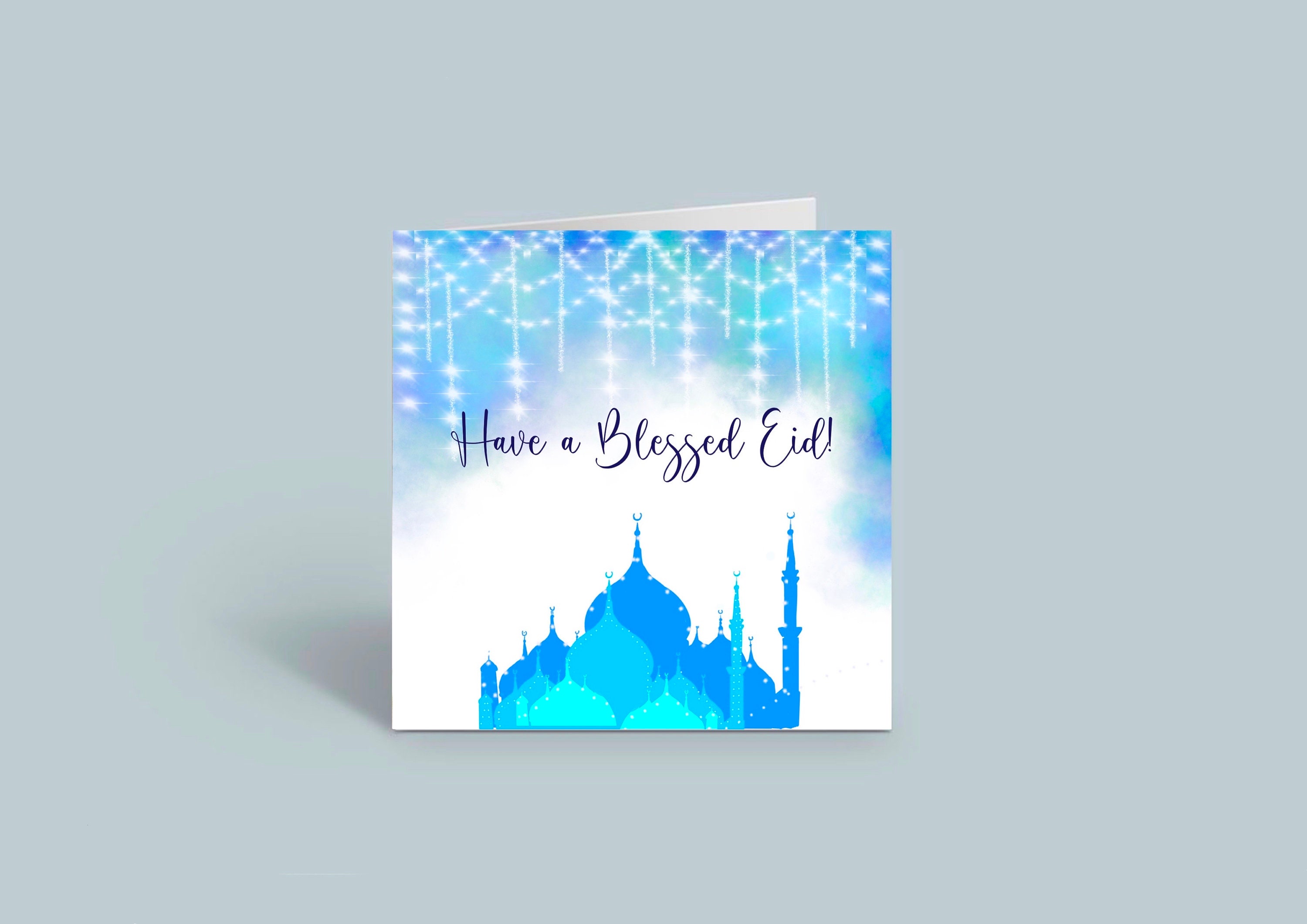 5 Eid Cards Eid Cards for Kids Eid Gifts, 4x4 Eid Card, Islamic Cards ...