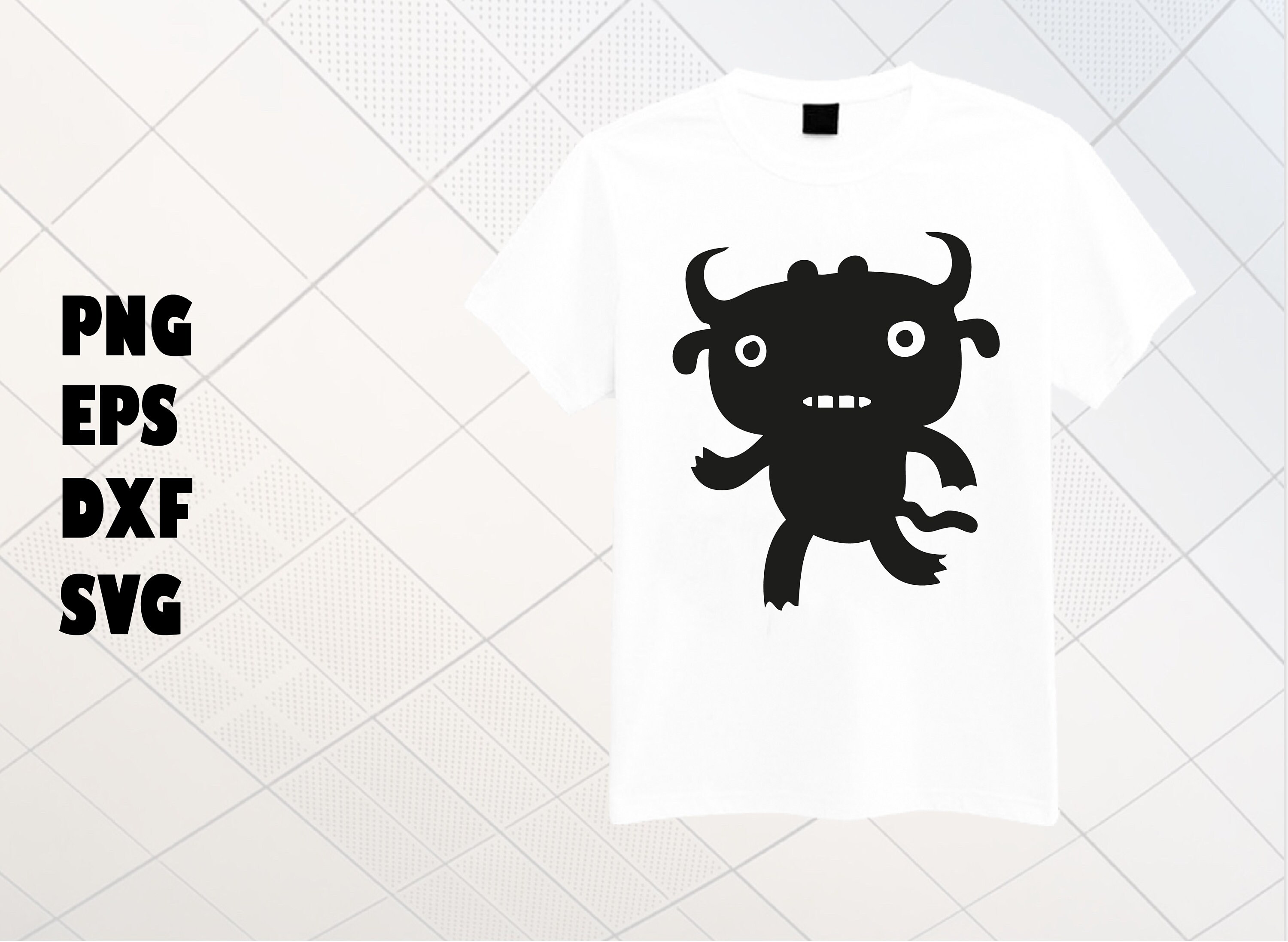 Monstruos paquete svg monstruos svg animales divertidos svg | Etsy México