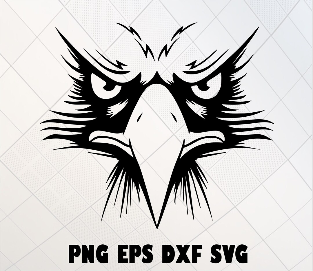Aigle svg aigle face svg nature svg boulon eagle svg - Etsy France