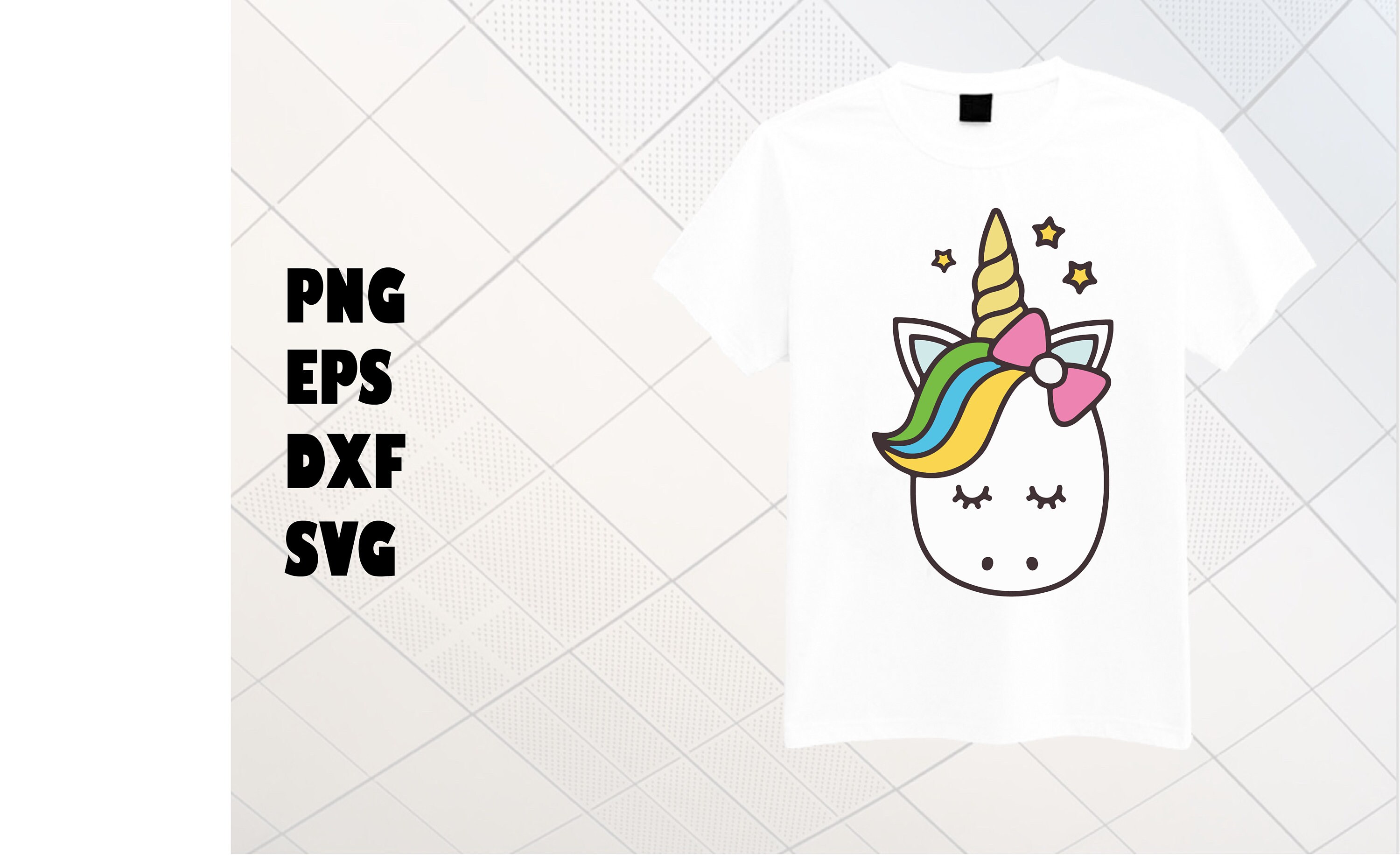 Unicornio svg cabeza de unicornio svg cuerno de unicornio | Etsy España