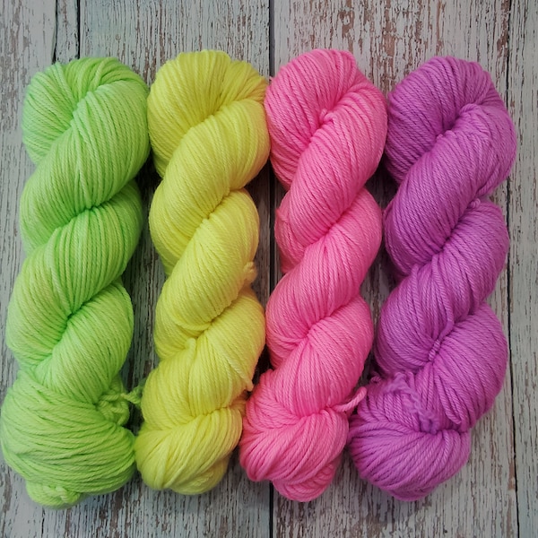 Neon Yellow Yarn - Etsy