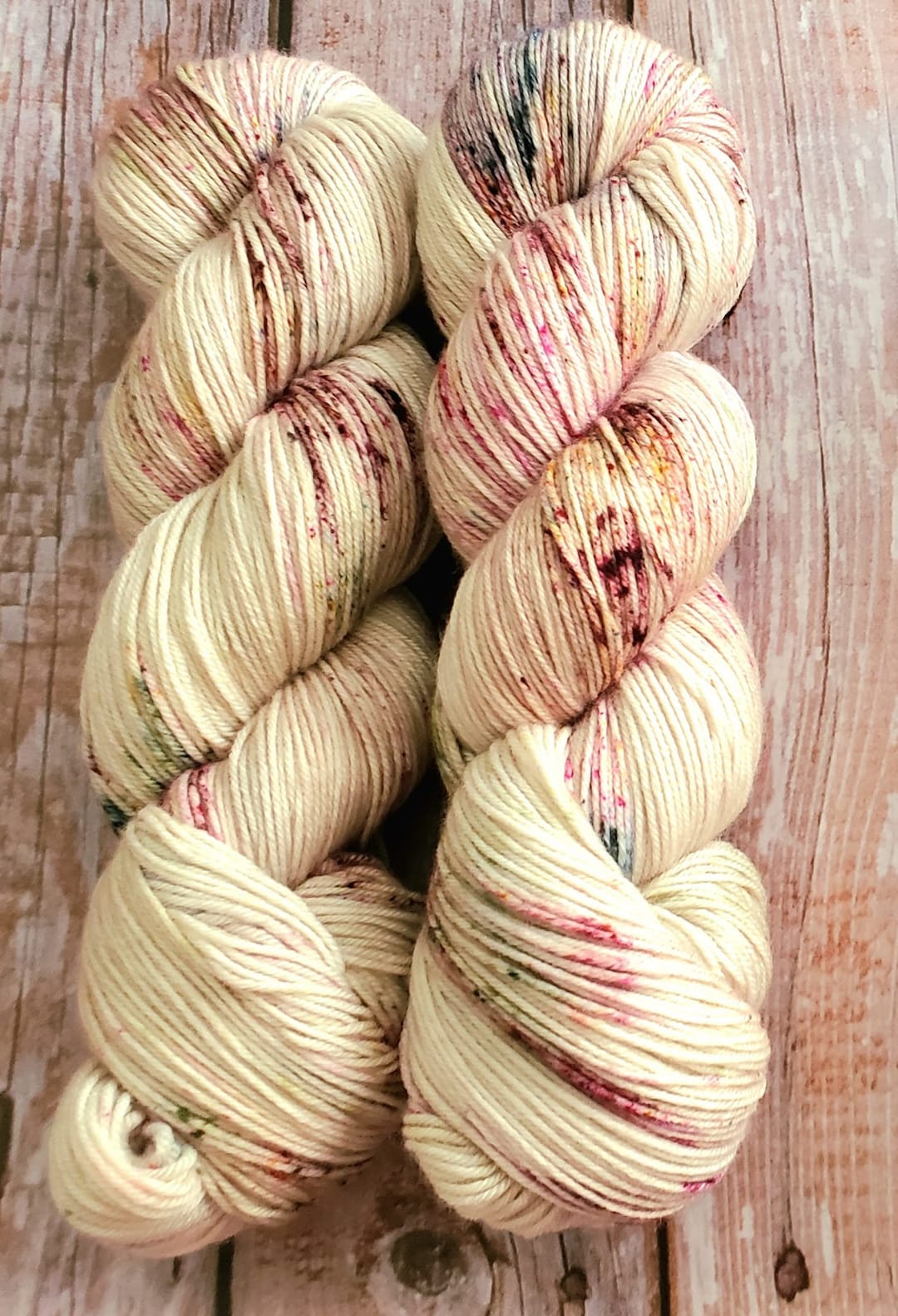 Pressed Flowers Hand Dyed Yarn on Extrafine Superwash Merino - Etsy
