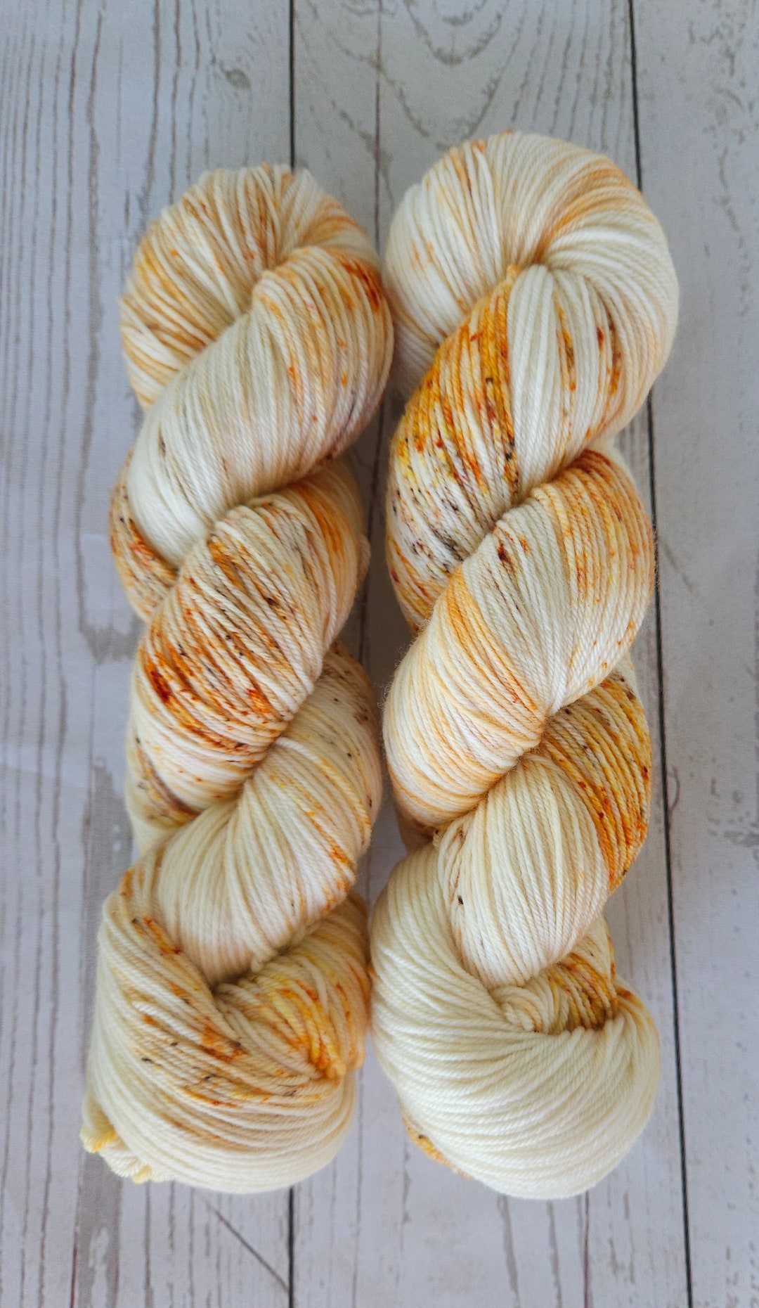Toasted Pumpkin Seeds Hand Dyed Yarn on Extrafine Superwash Merino - Etsy