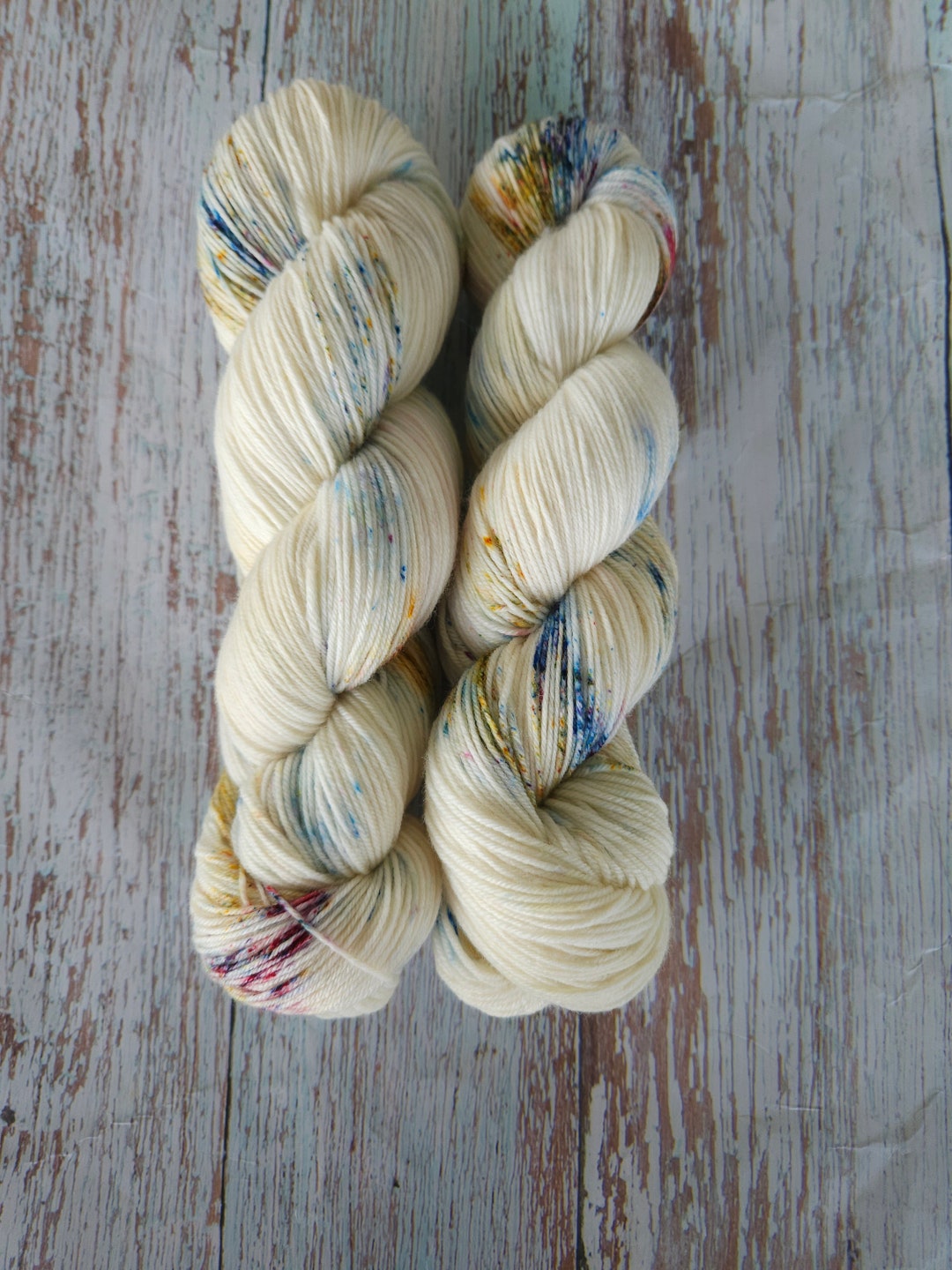 Beach Stroll Hand Dyed Yarn on Extrafine Superwash Merino - Etsy