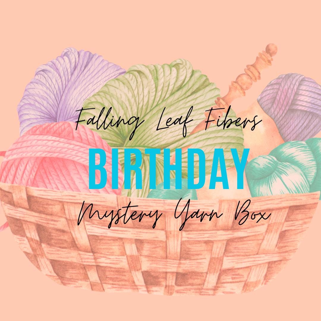 Birthday Mystery Yarn Box for Knitters and Crocheters Preorder - Etsy