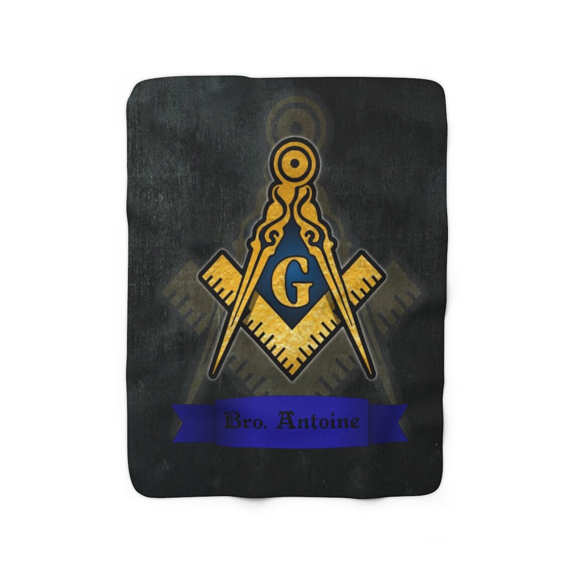 Freemason Symbol Masonic Square and Compass Blanket Throw | Etsy