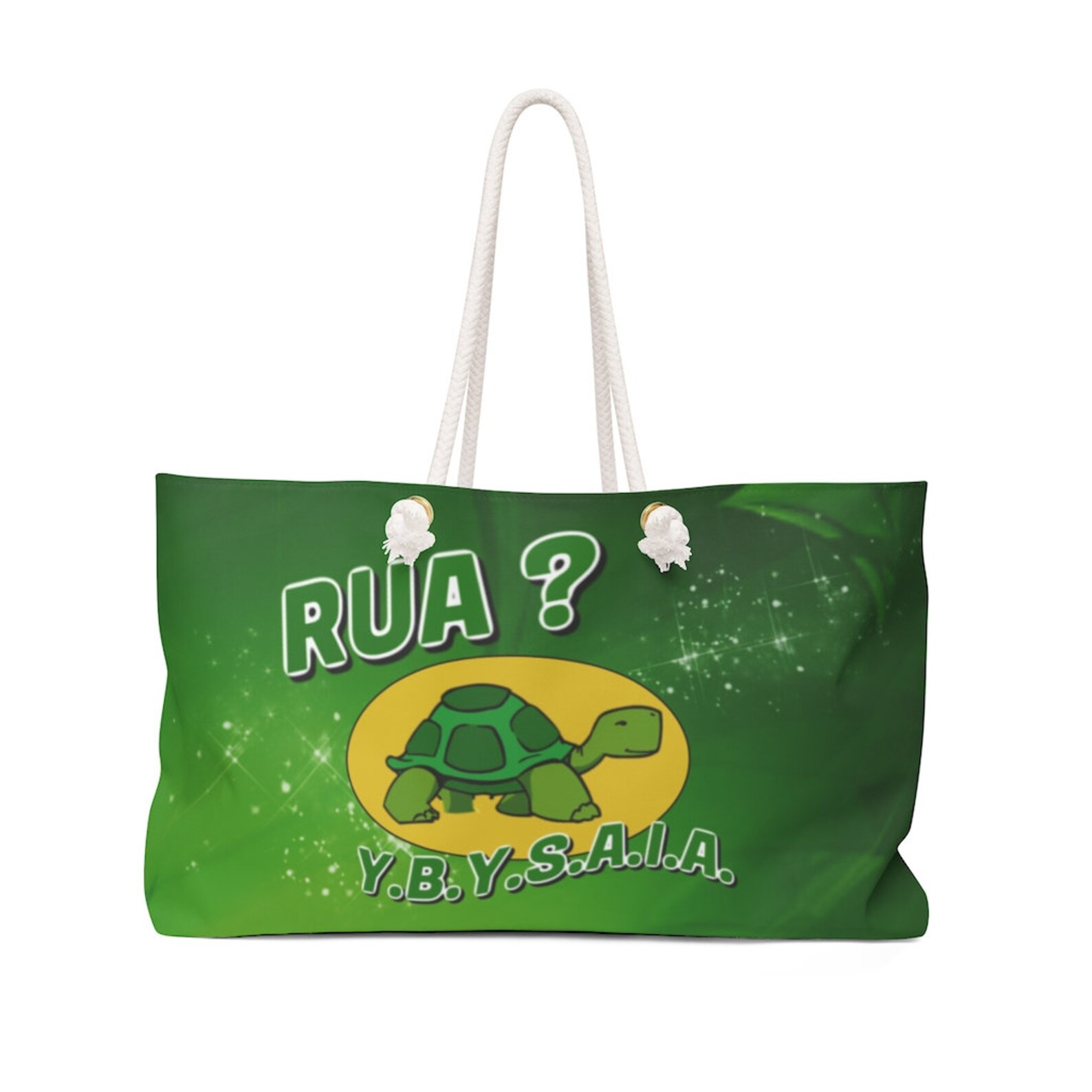 Are You a Turtle? RUA? YBYSAIA Weekender Tote. - Etsy