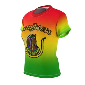 Daughters Tee, DOI Shirt Short Sleeve Shirt Red Gold Green - Etsy