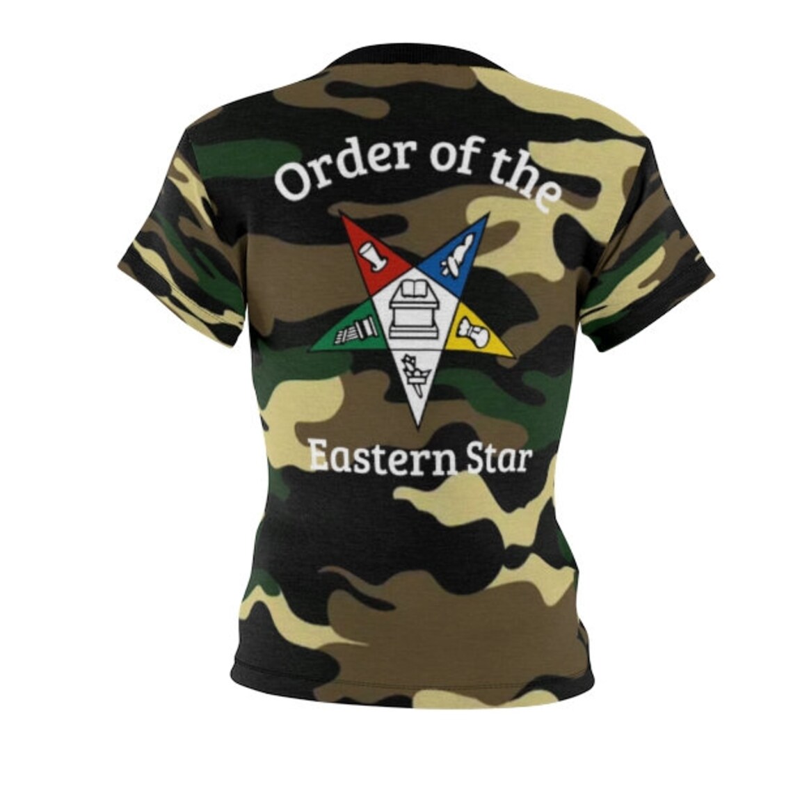 Order of the Eastern Star T-shirt Camo Print Shirt OES Star - Etsy