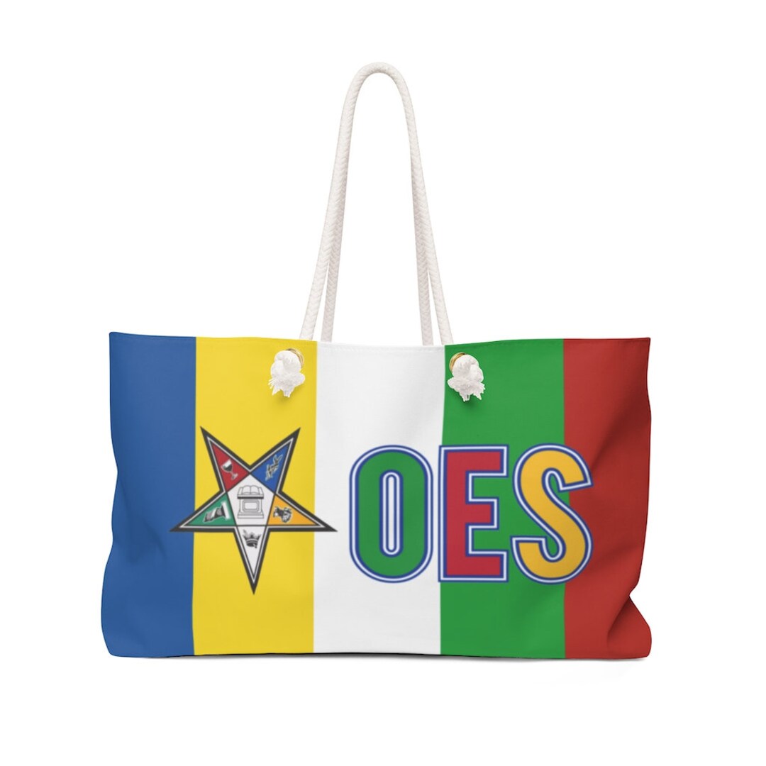 Order of Eastern Star Tote OES Weekender Bag Carryall - Etsy