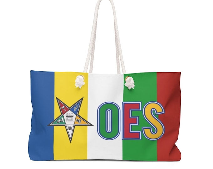 Order of Eastern Star Tote OES Weekender Bag Carryall - Etsy