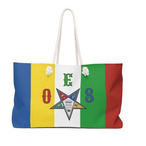 Order of Eastern Star Tote OES Weekender Bag Carryall - Etsy