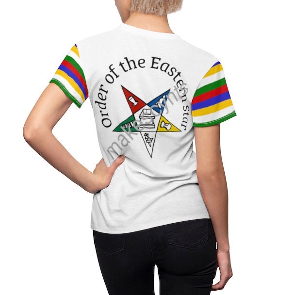 Order of the Eastern Star T-shirt OES Aop Tee Star Logo - Etsy