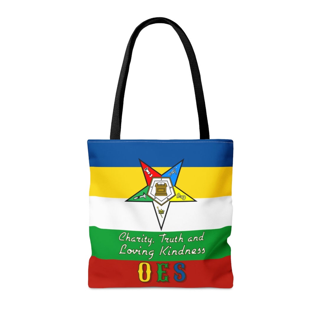 Order of Eastern Star Tote OES Carryall Bag Star Point Down - Etsy