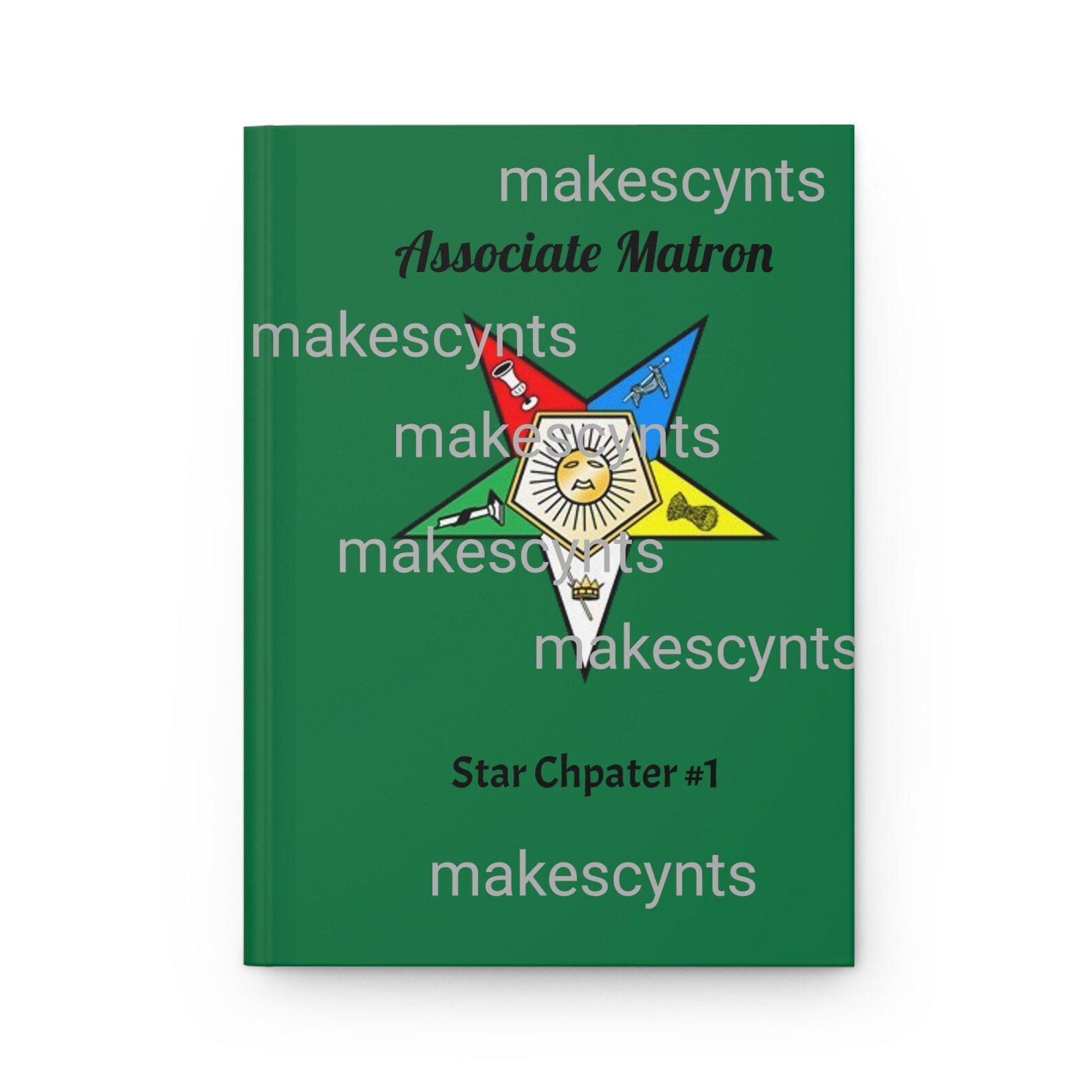 Order of the Eastern Star Associate Matron Journal, Custom Print ...