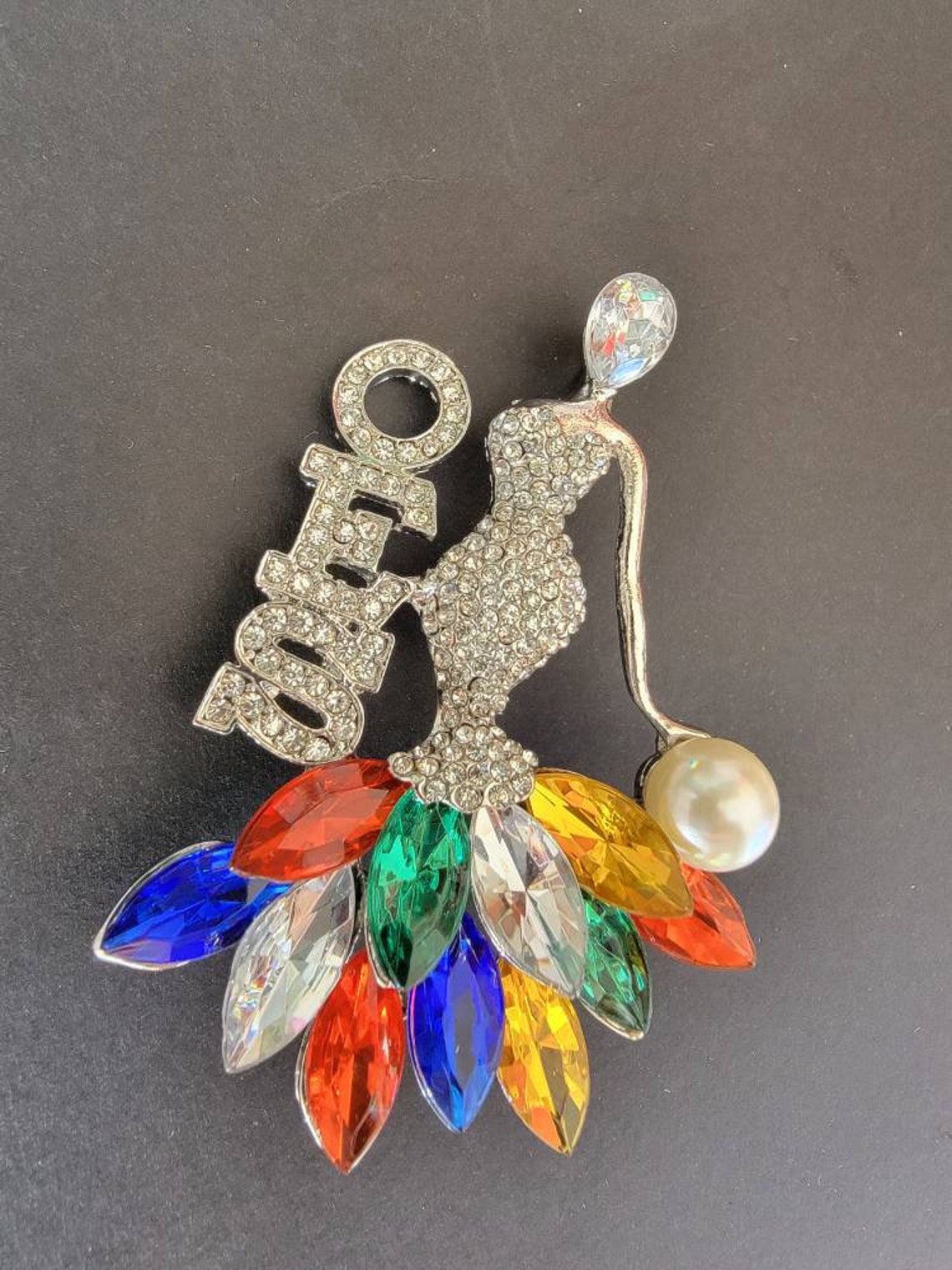 Order of the Eastern Star Brooch OES Pin Star Point Colors - Etsy